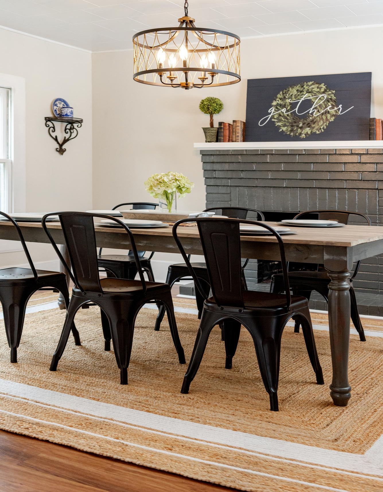 Natural and White 8' x 10' Hand Braided Jute Rug | Rugs.com