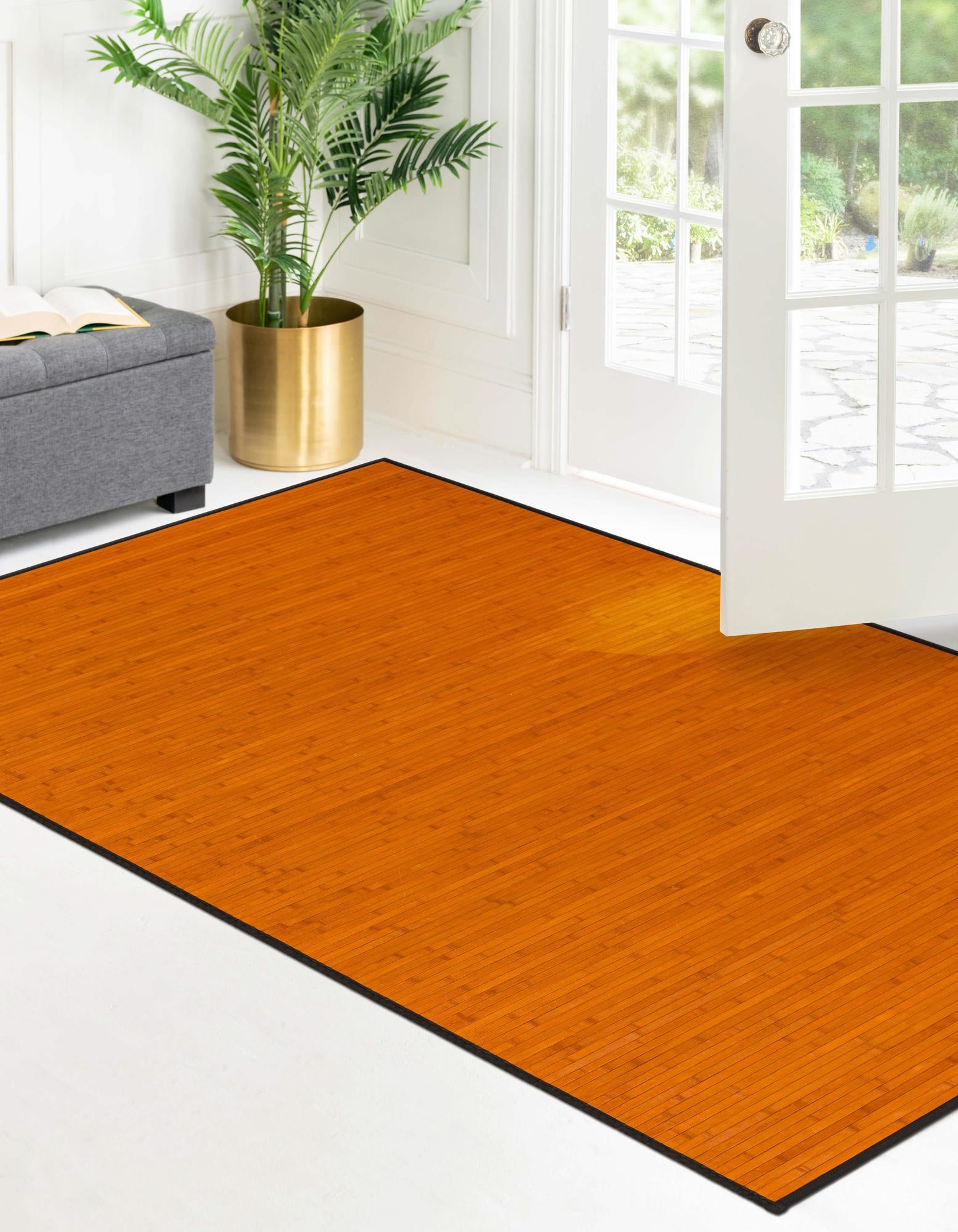 Natural 6' x 9' Bamboo Rug | Rugs.com