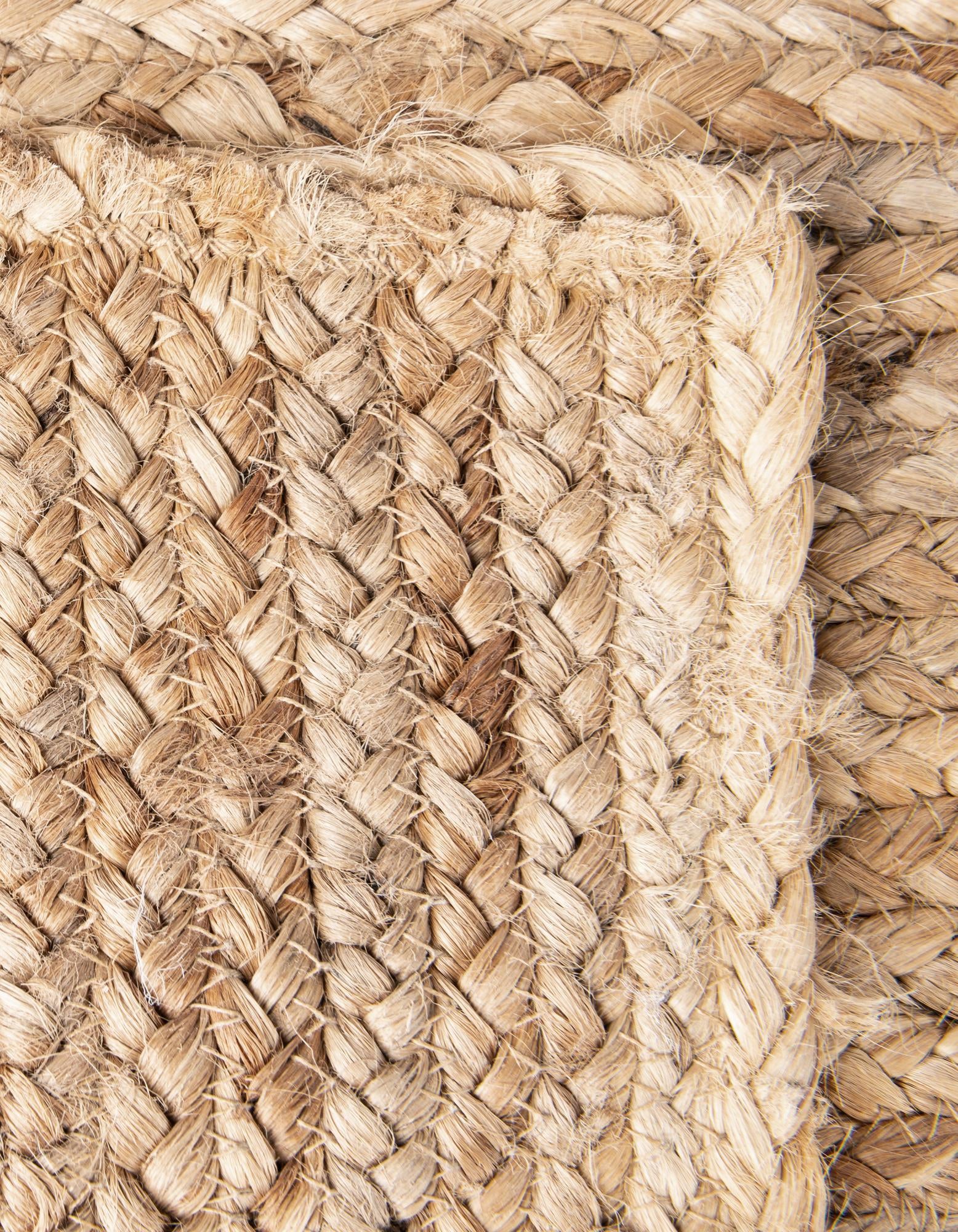 Natural 4' 1 x 6' 1 Hand Braided Jute Rug | Rugs.com