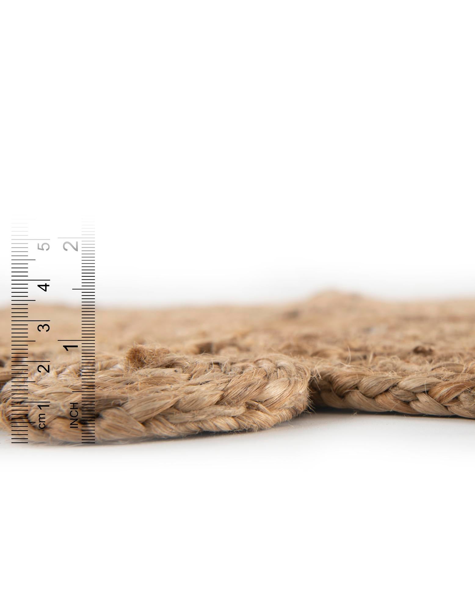 Natural 10' x 14' 1 Hand Braided Jute Rug | Rugs.com