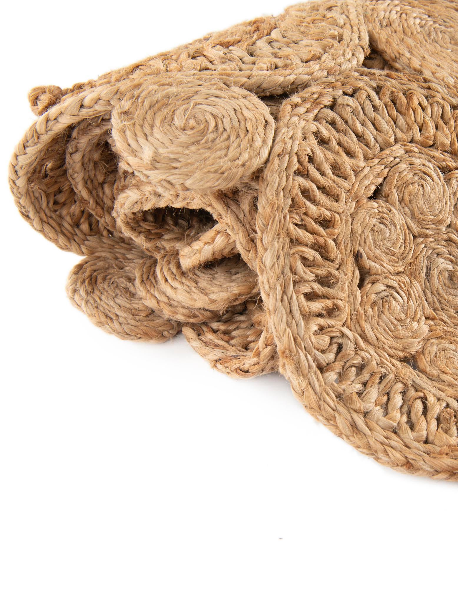 Natural 10' x 14' 1 Hand Braided Jute Rug | Rugs.com