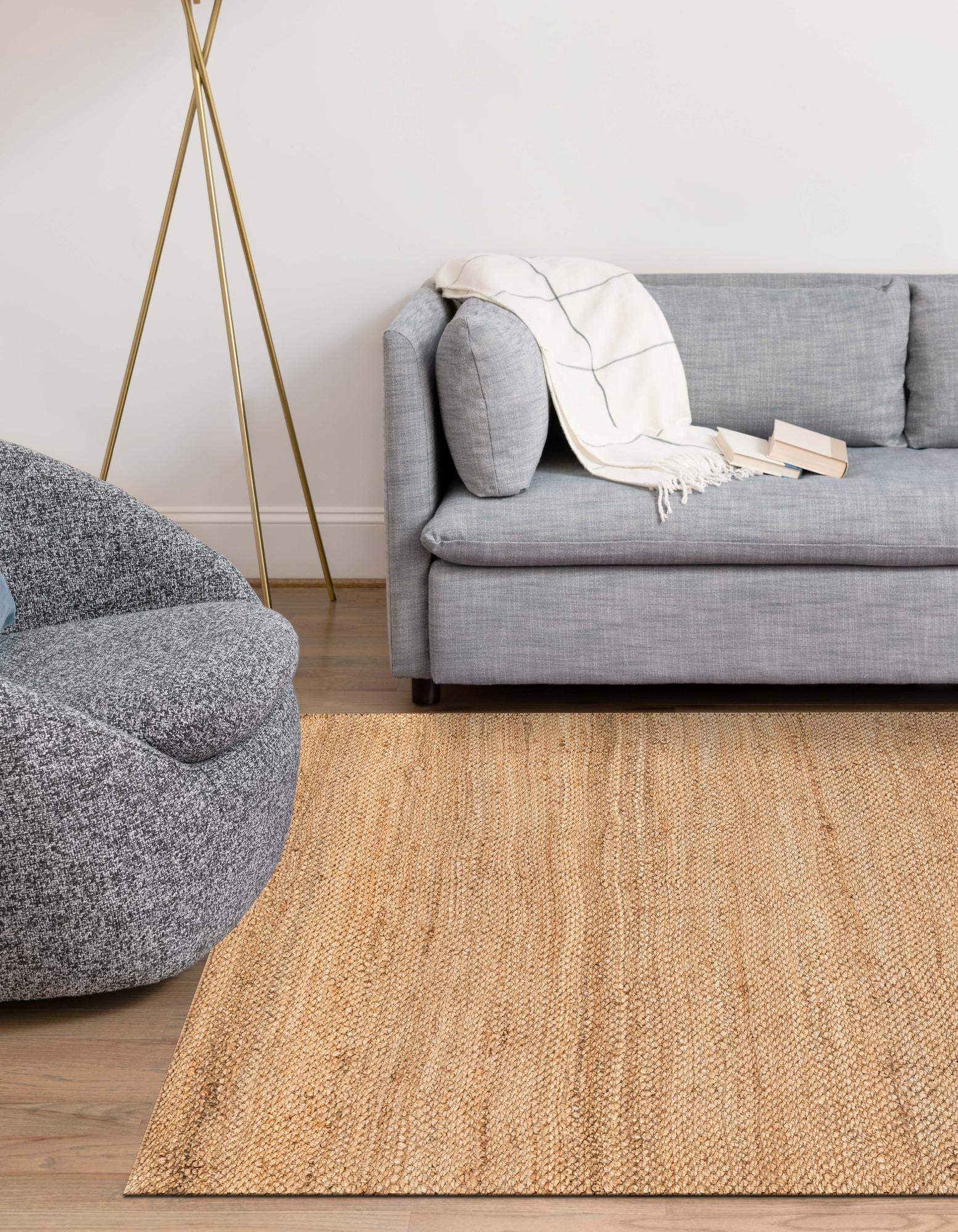 Natural 8' x 10' Hand Woven Chunky Jute Rug | Rugs.com