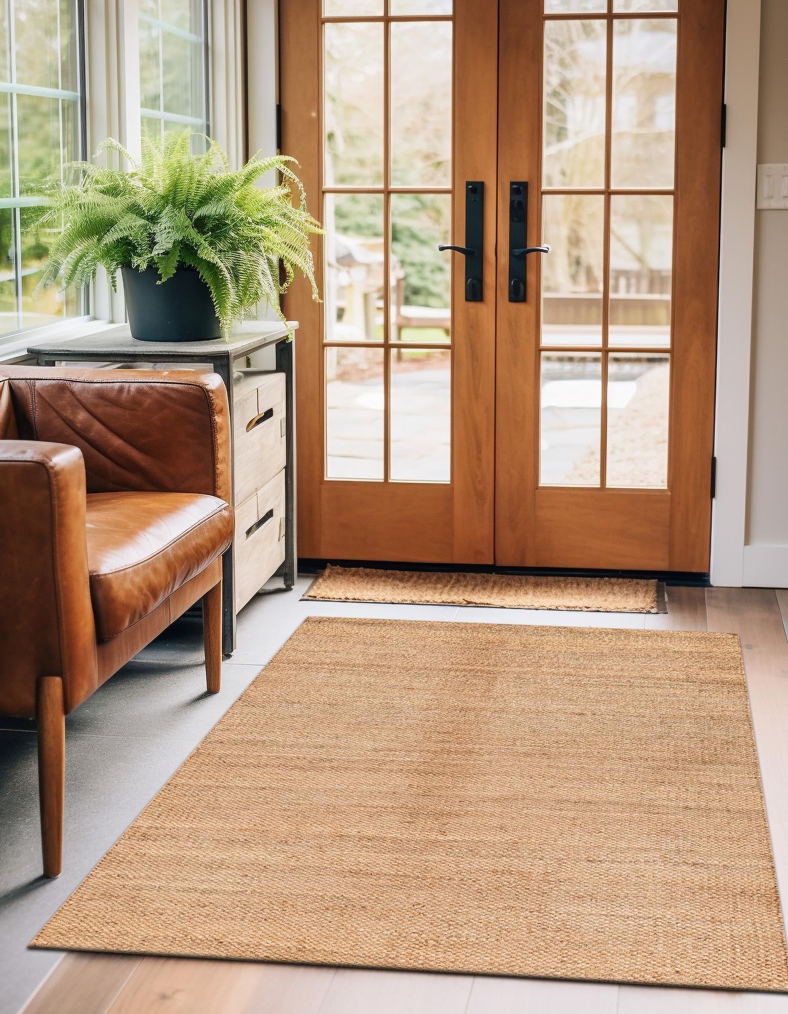 Natural 8' x 10' Hand Woven Chunky Jute Rug | Rugs.com