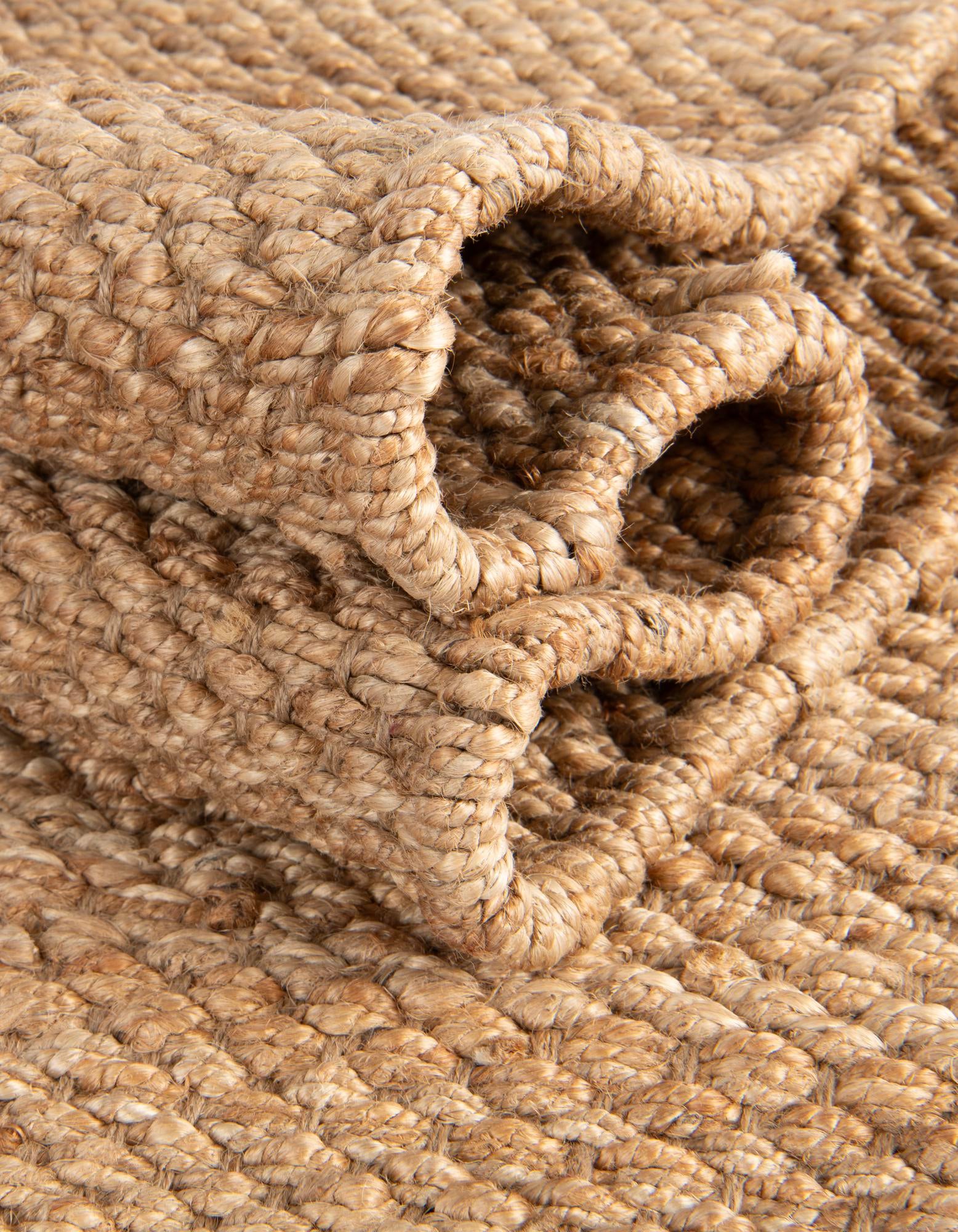 Natural 9' x 12' 2 Hand Woven Chunky Jute Rug | Rugs.com