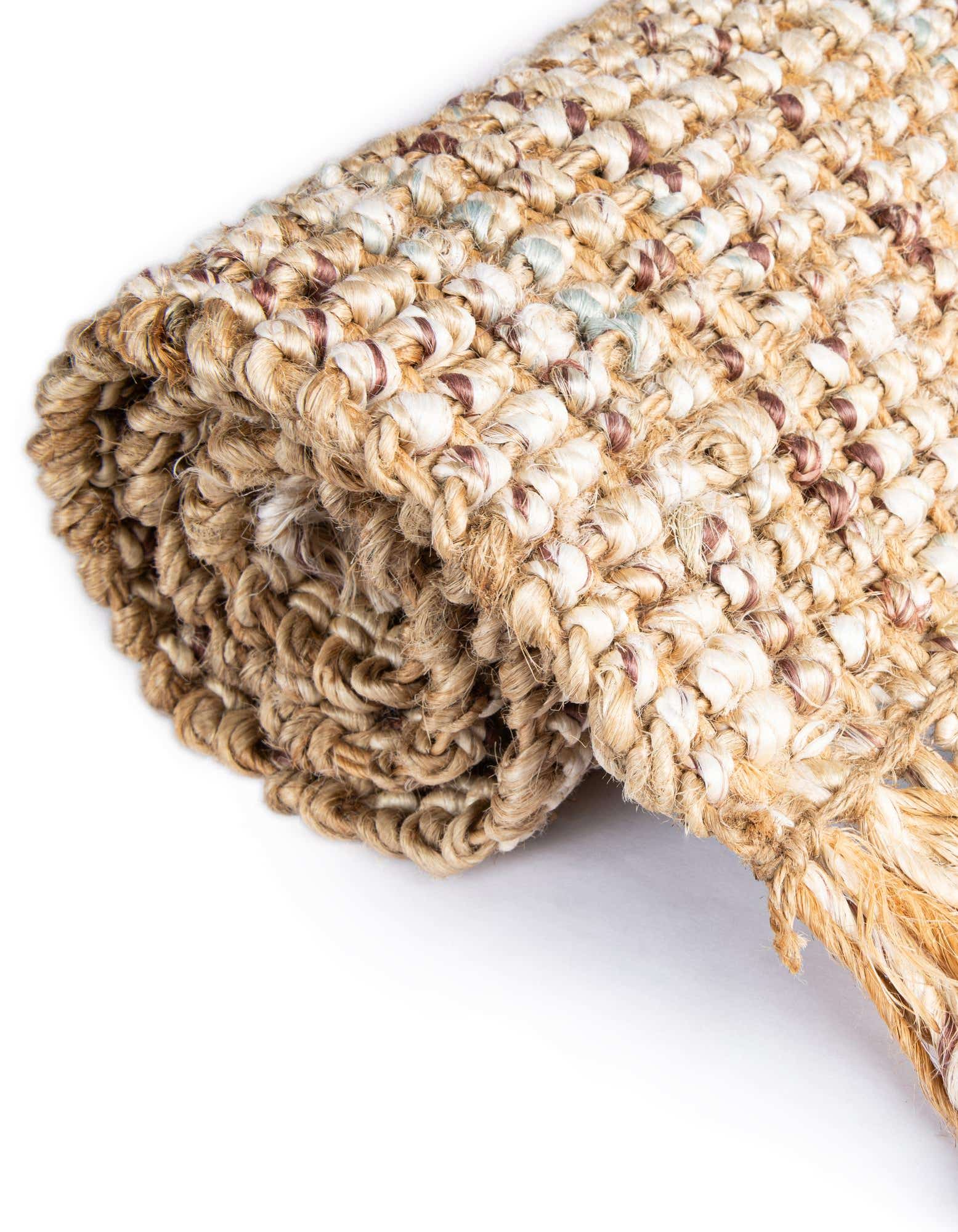 Natural 7' 10 x 10' Hand Woven Chunky Jute Rug | Rugs.com