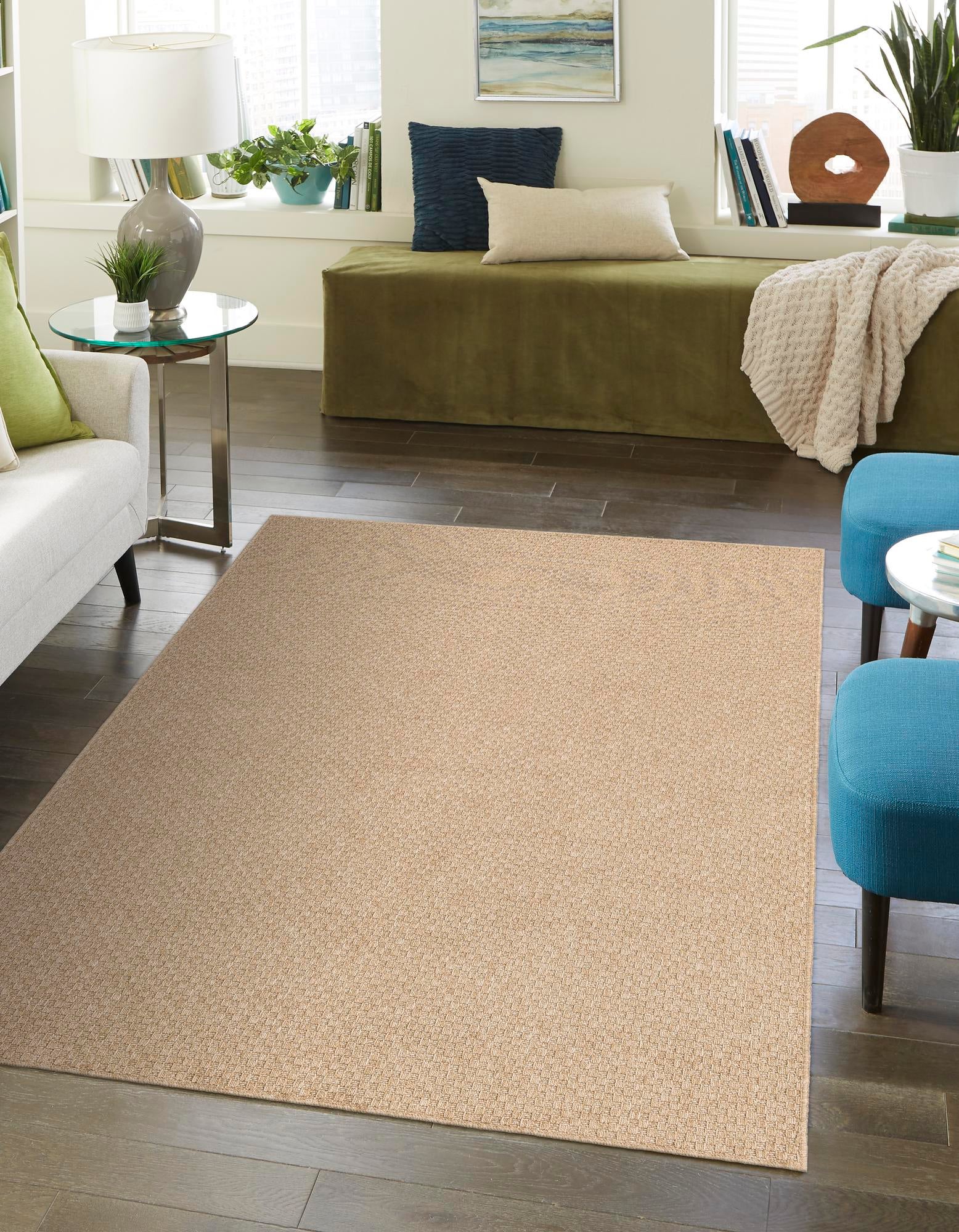 Natural 7' 10 x 10' Dunes Rug | Rugs.com