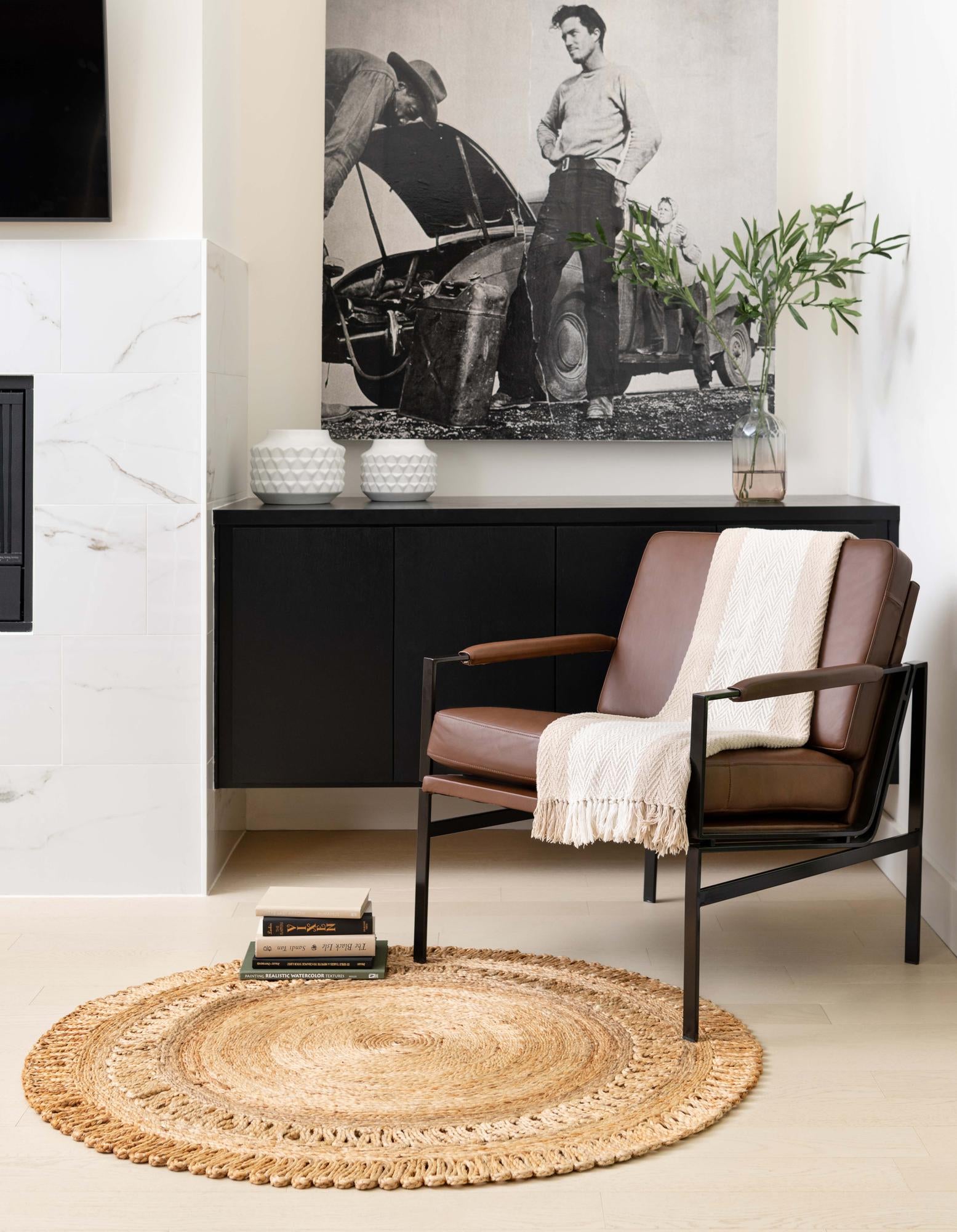 Natural Custom Natural Braided Jute Round Rug | Rugs.com