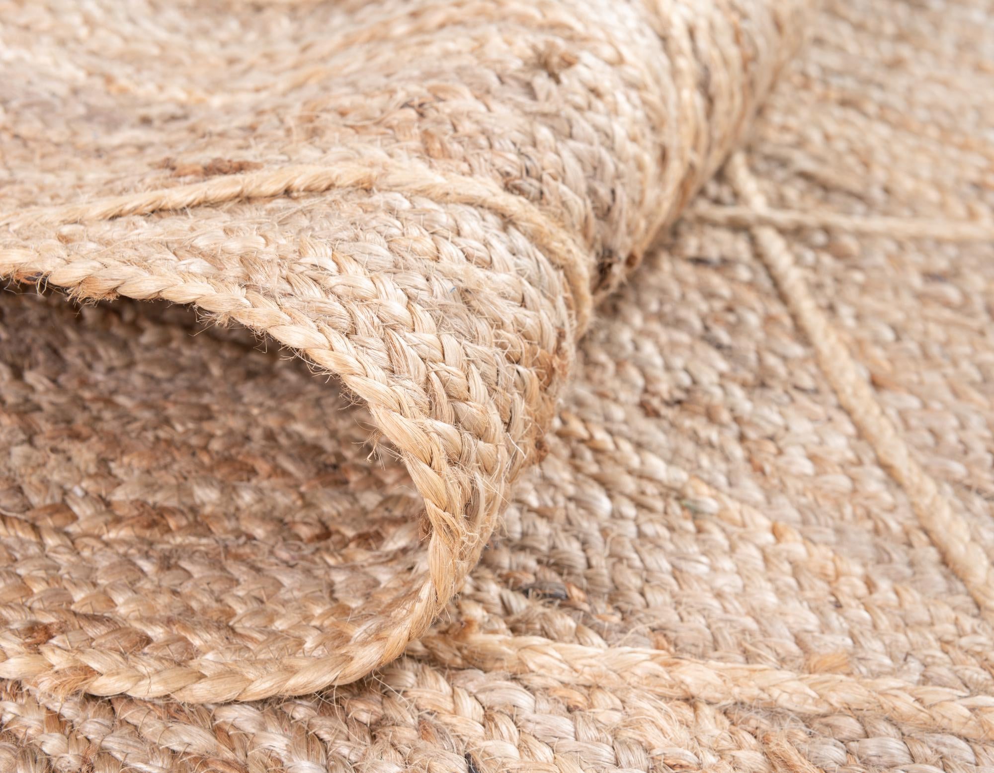 Natural 2' 2 x 6' 1 Hand Braided Jute Runner Rug | Rugs.com