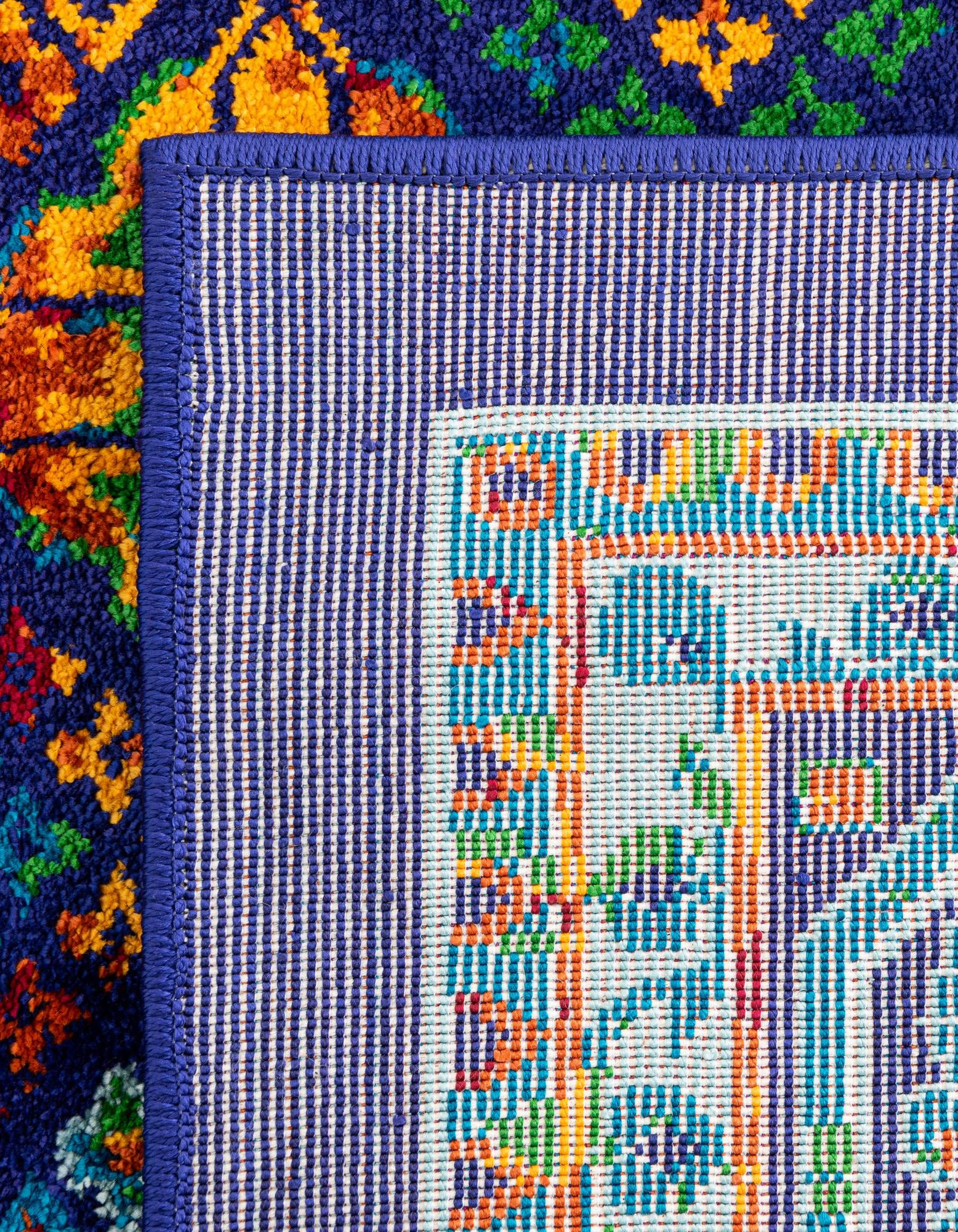 Navy Blue 5' 3 x 5' 3 Calypso Octagon Rug | Rugs.com