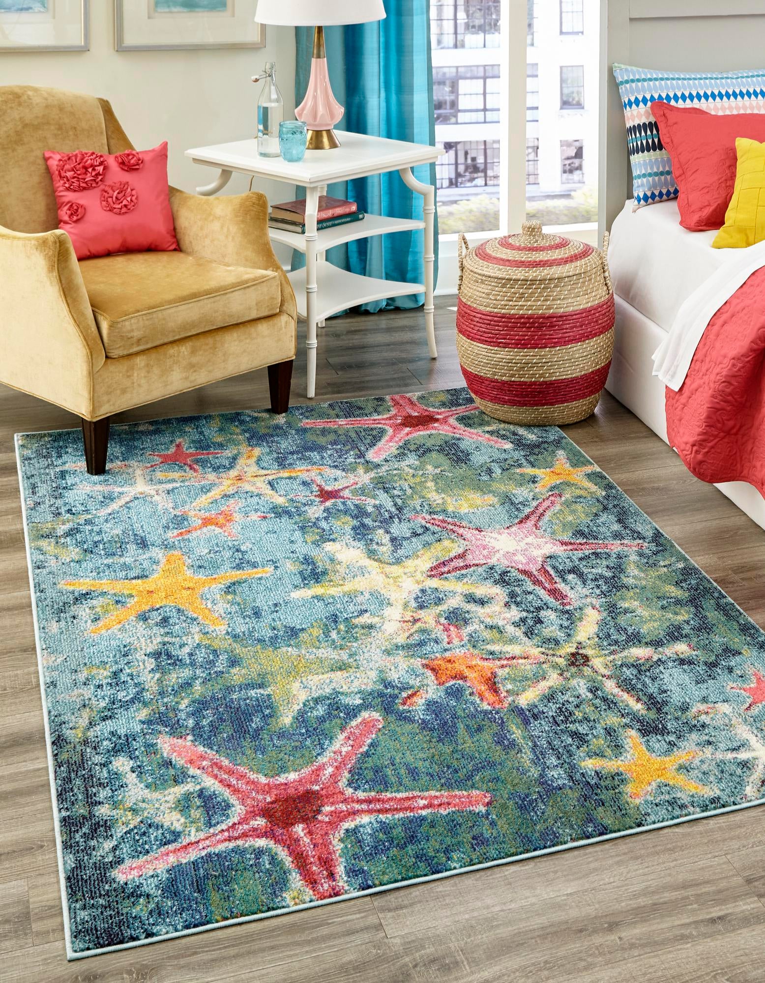 Navy Blue 5' x 8' Amalfi Rug | Rugs.com