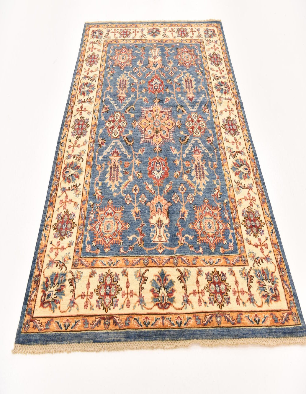 Navy Blue 5' x 7' 1 Hand Knotted Ariana Ziegler Oriental Rug | Rugs.com