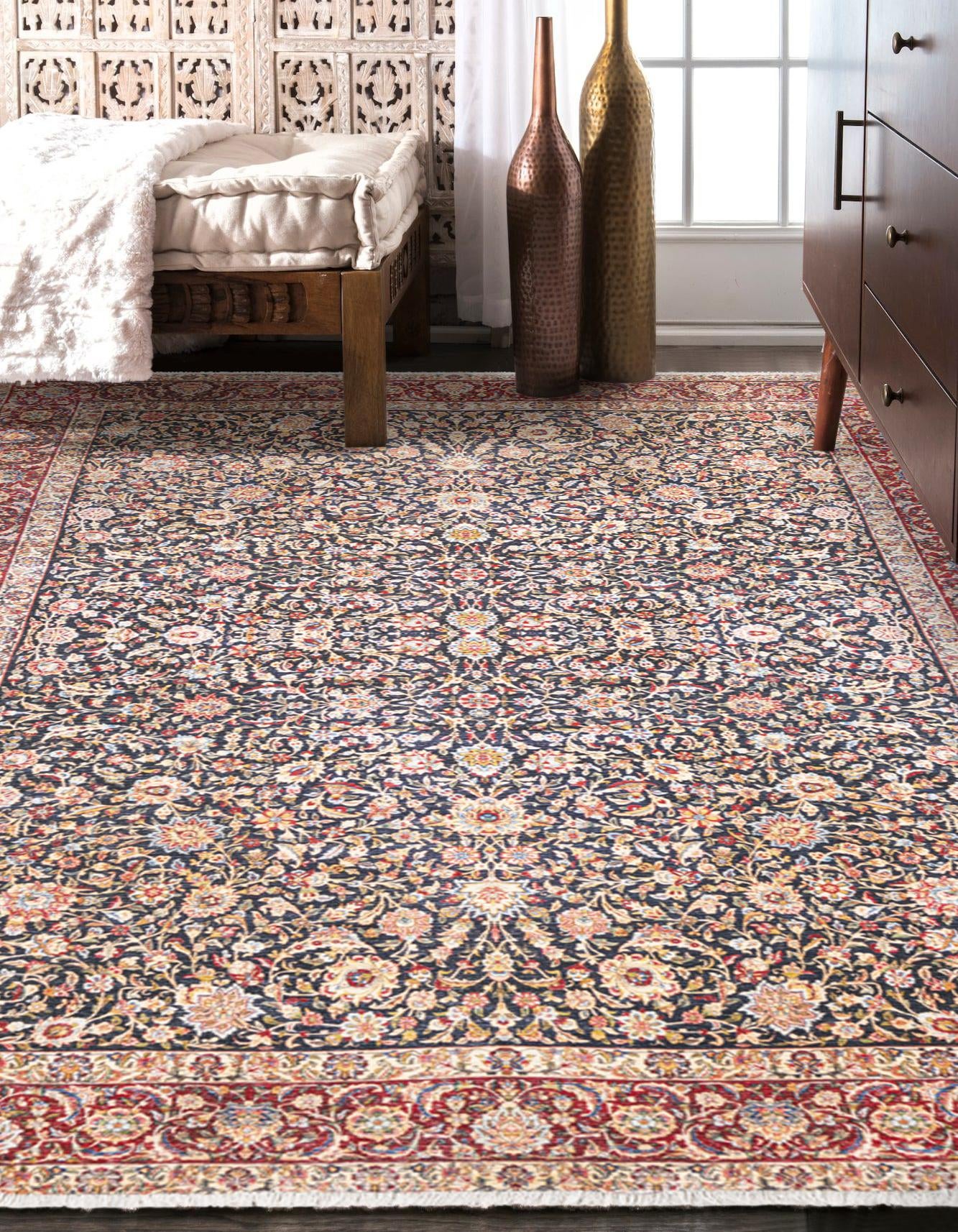 Navy Blue 9' x 11' 10 Boutique Rug | Rugs.com