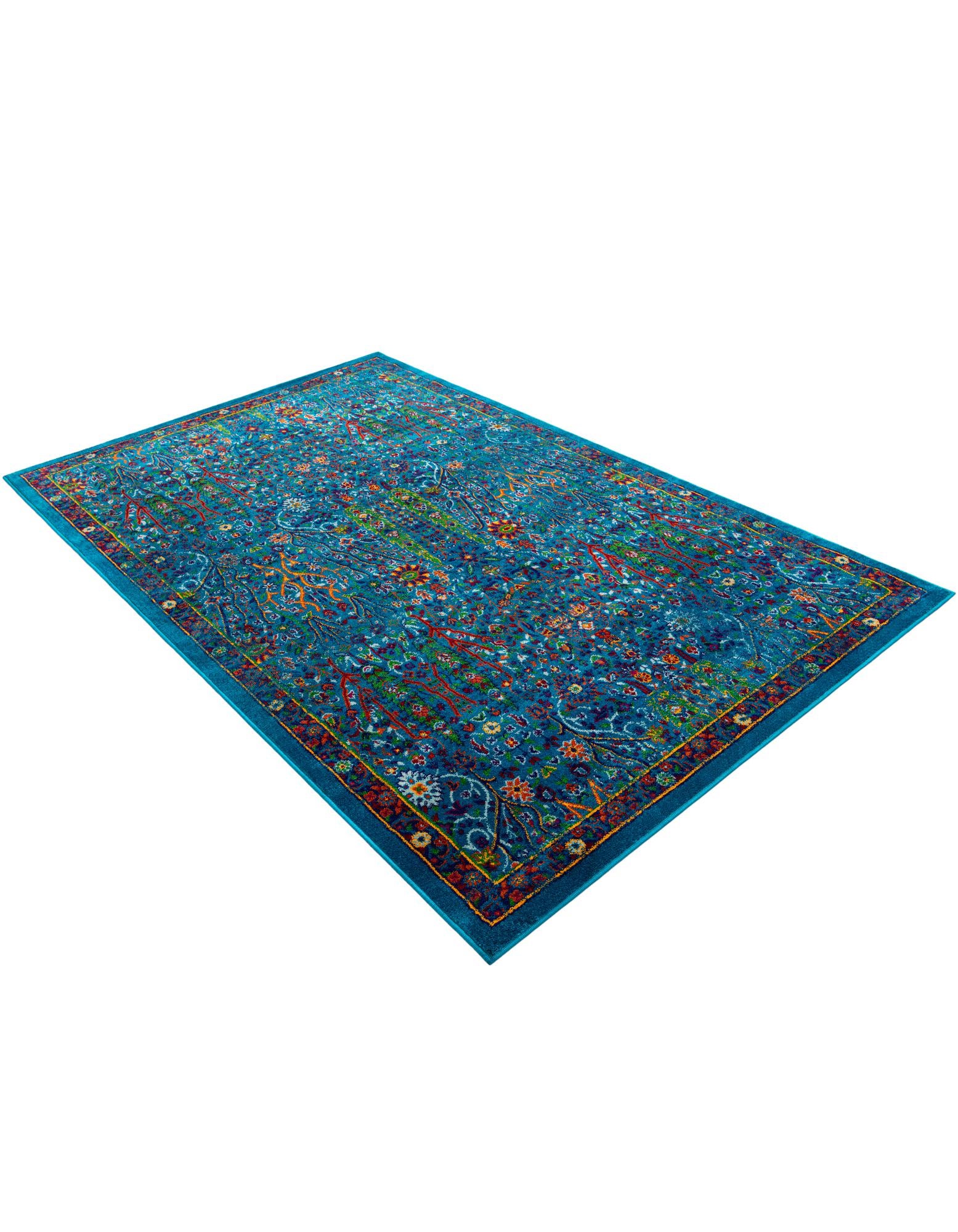 Navy Blue 5' 3 x 8' Calypso Rug | Rugs.com