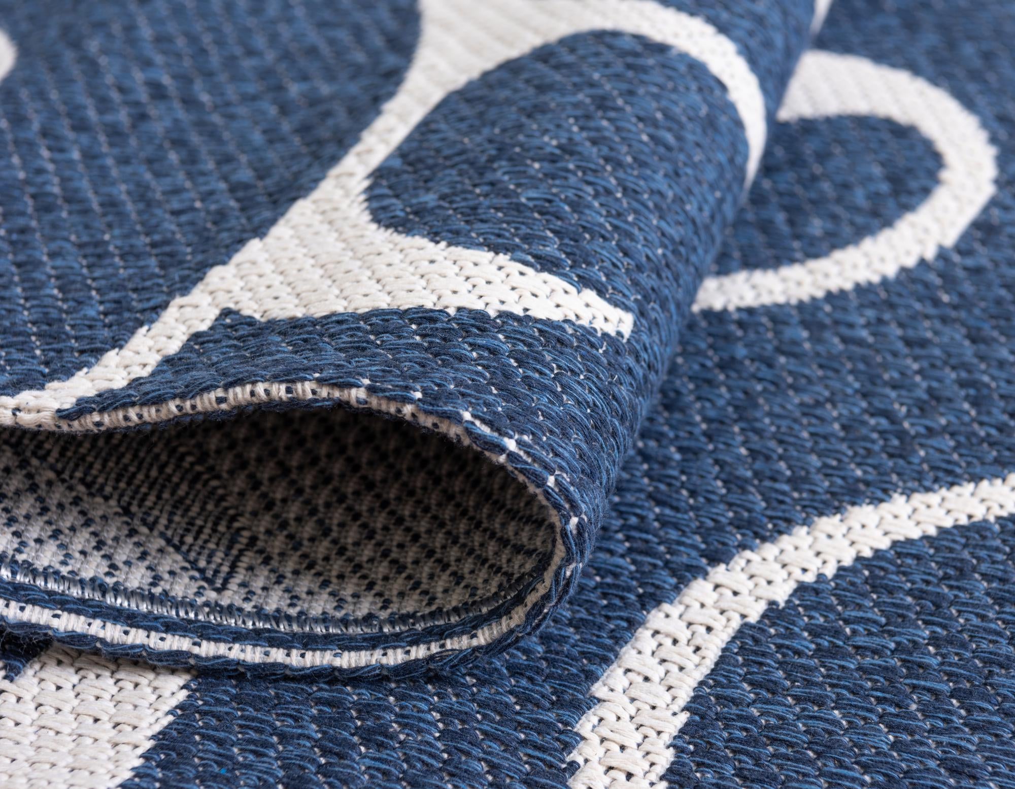 Navy Blue 5' x 7' 2 Georgia Rug | Rugs.com