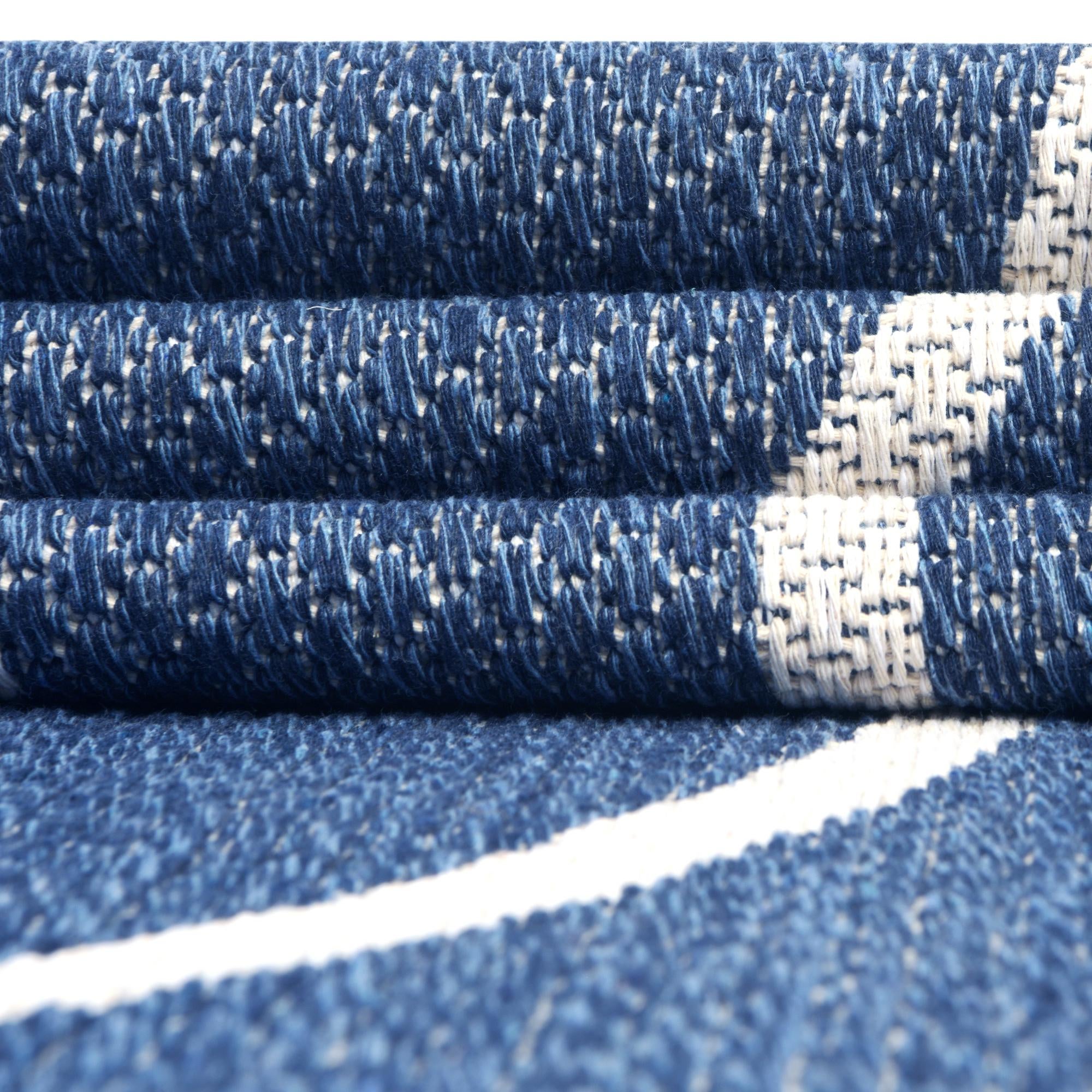 Navy Blue 5' x 7' 2 Georgia Rug | Rugs.com