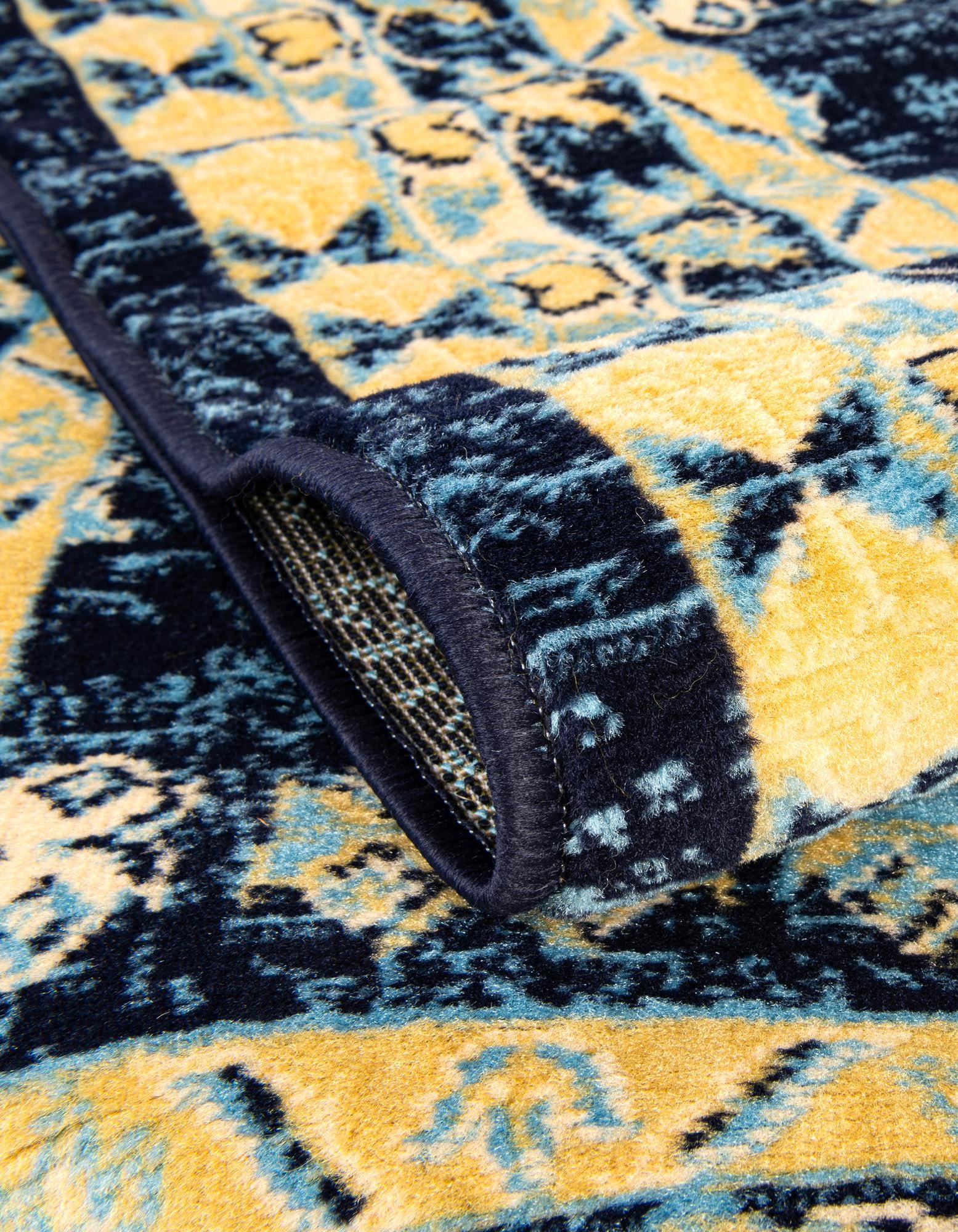 Navy Blue 7' 10 x 10' Heris Rug | Rugs.com