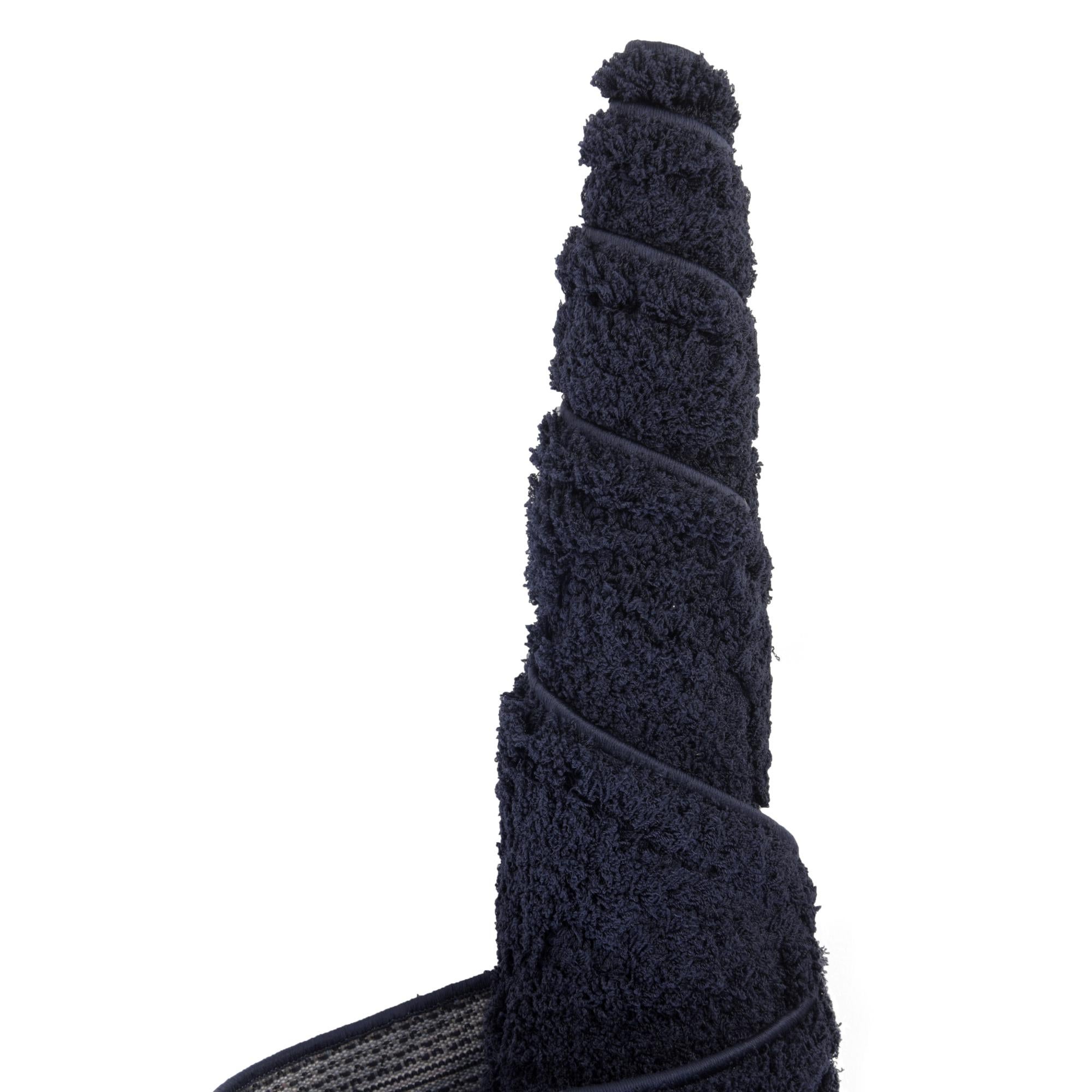 Navy Blue 8' x 10' Lattice Shag Rug | Rugs.com