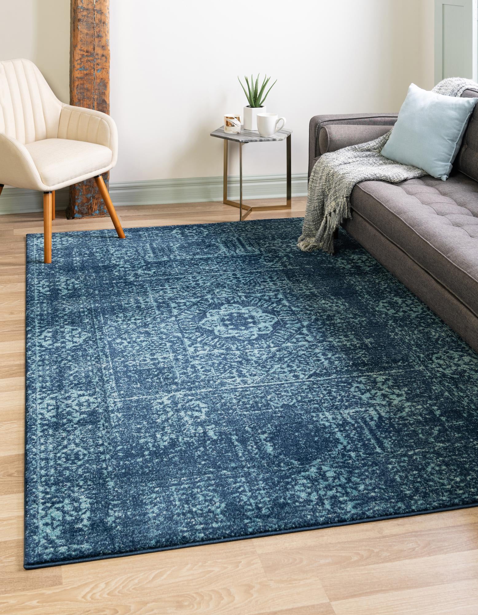Navy Blue 8' x 10' Legacy Rug | Rugs.com
