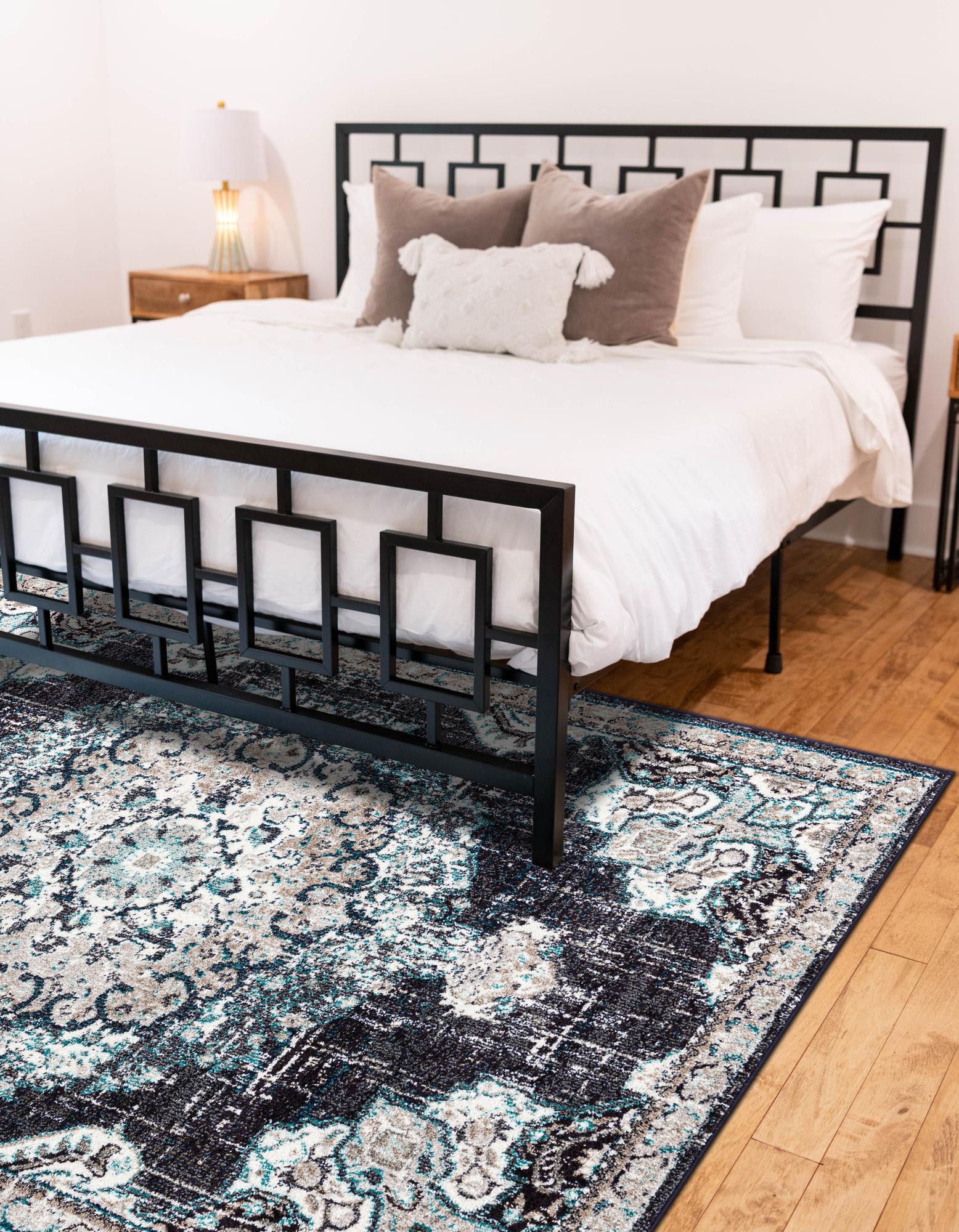 Navy Blue 8' x 10' Madeline Rug | Rugs.com