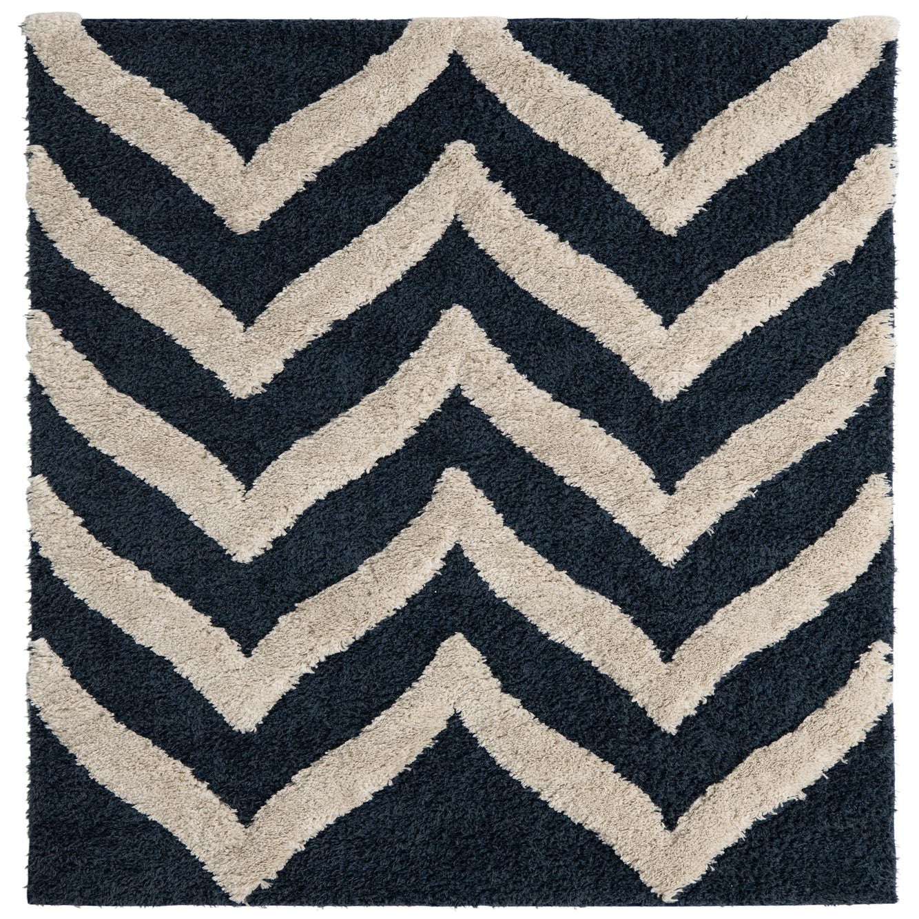 Navy Blue 5' 2 x 7' 10 Moroccan Shag Rug | Rugs.com