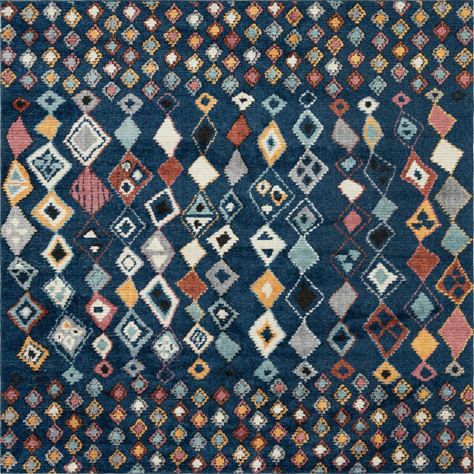 Navy Blue 9' x 12' 2 Morocco Rug | Rugs.com