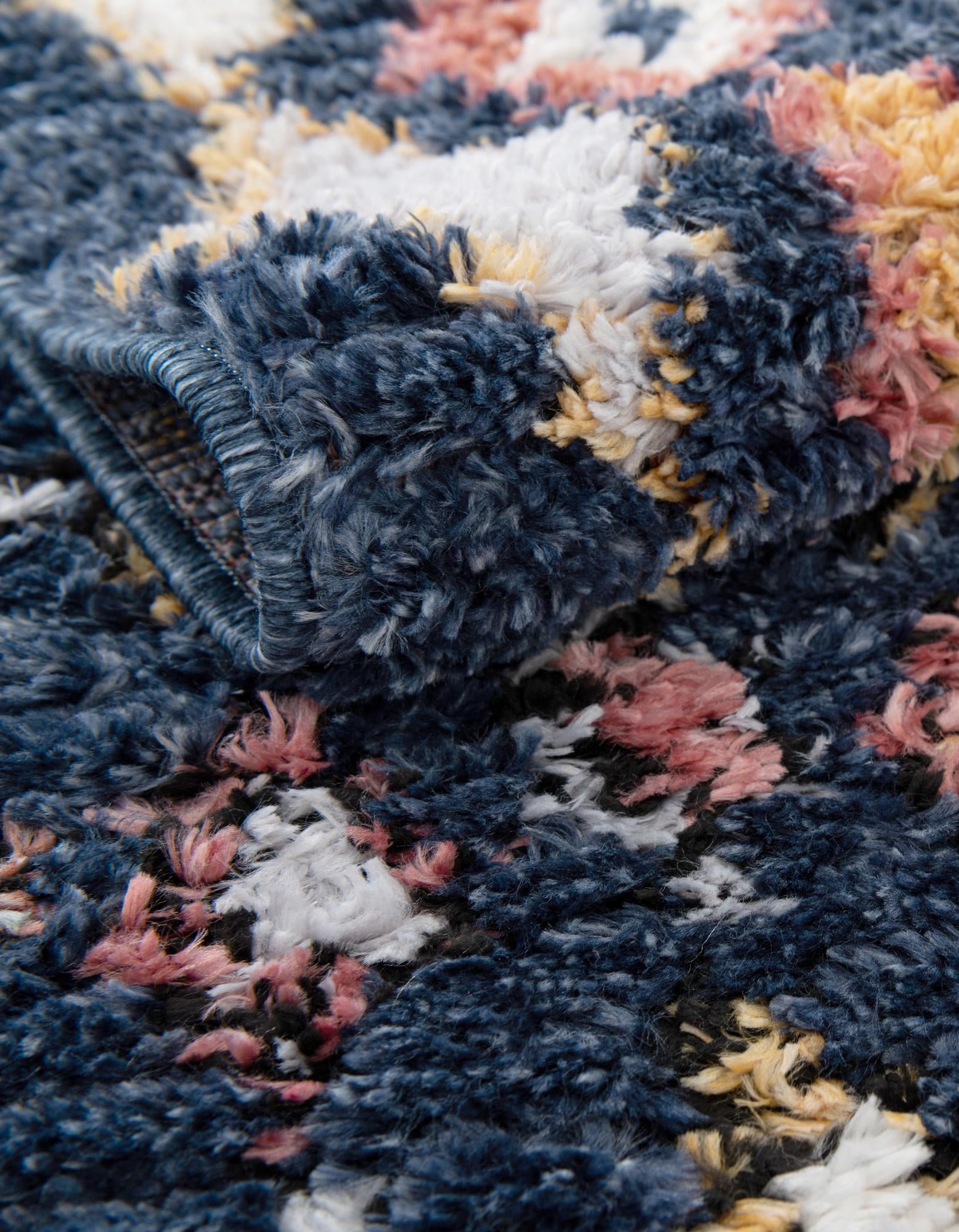 Navy Blue 5' x 8' Morocco Rug | Rugs.com