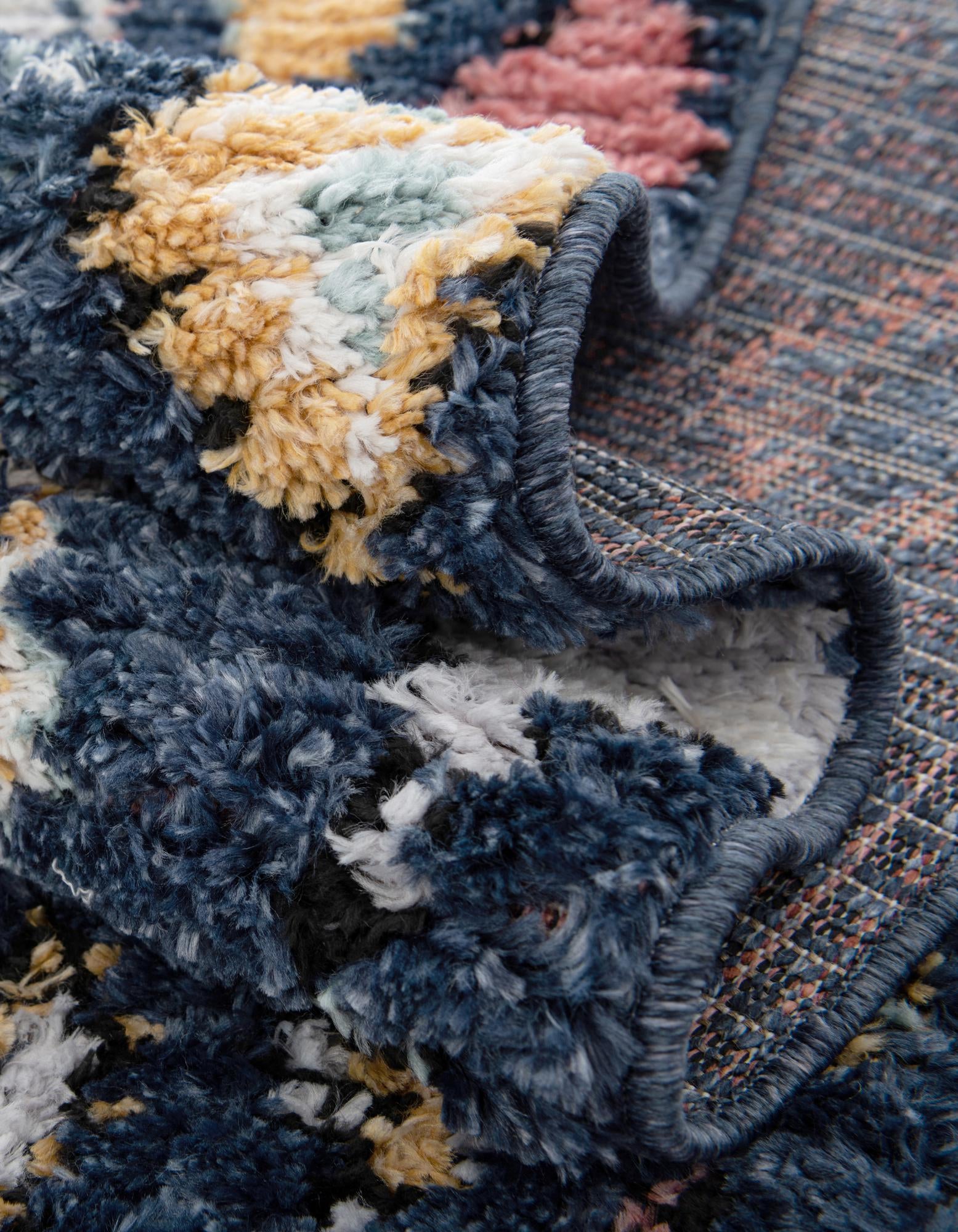 Navy Blue 5' x 8' Morocco Rug | Rugs.com