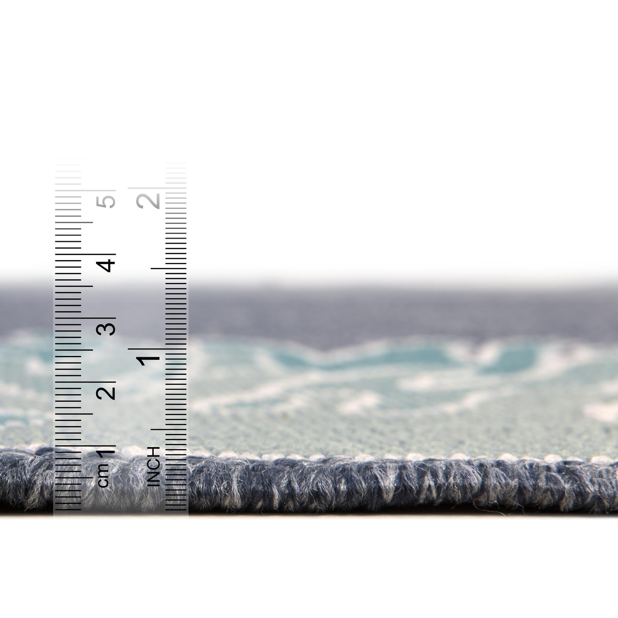 Navy Blue 4' x 6' Coastal Indoor / Outdoor Rug | Rugs.com