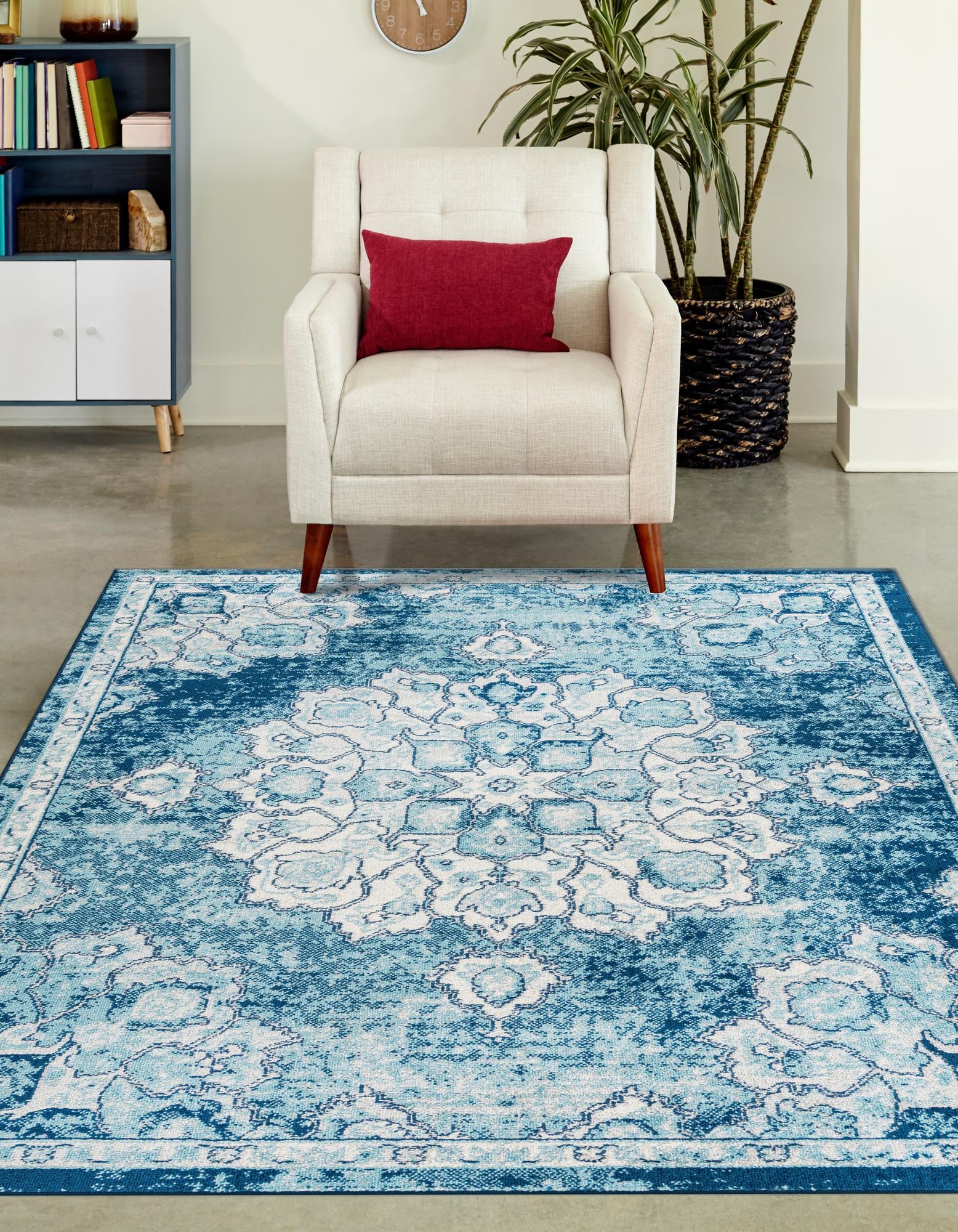 Navy Blue 7' x 10' Parker Rug | Rugs.com