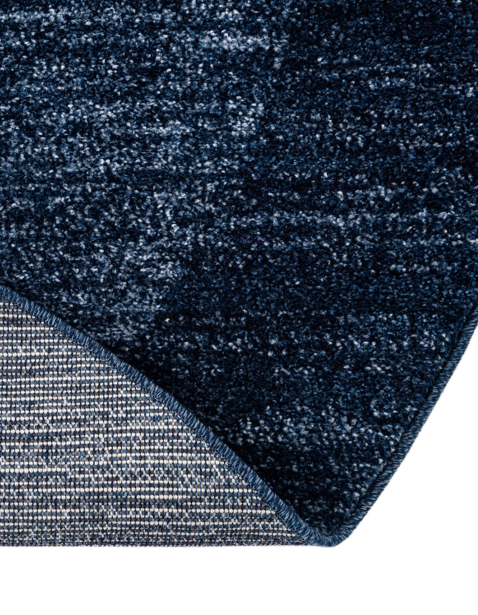 Navy Blue 4' x 4' Angelica Round Rug | Rugs.com