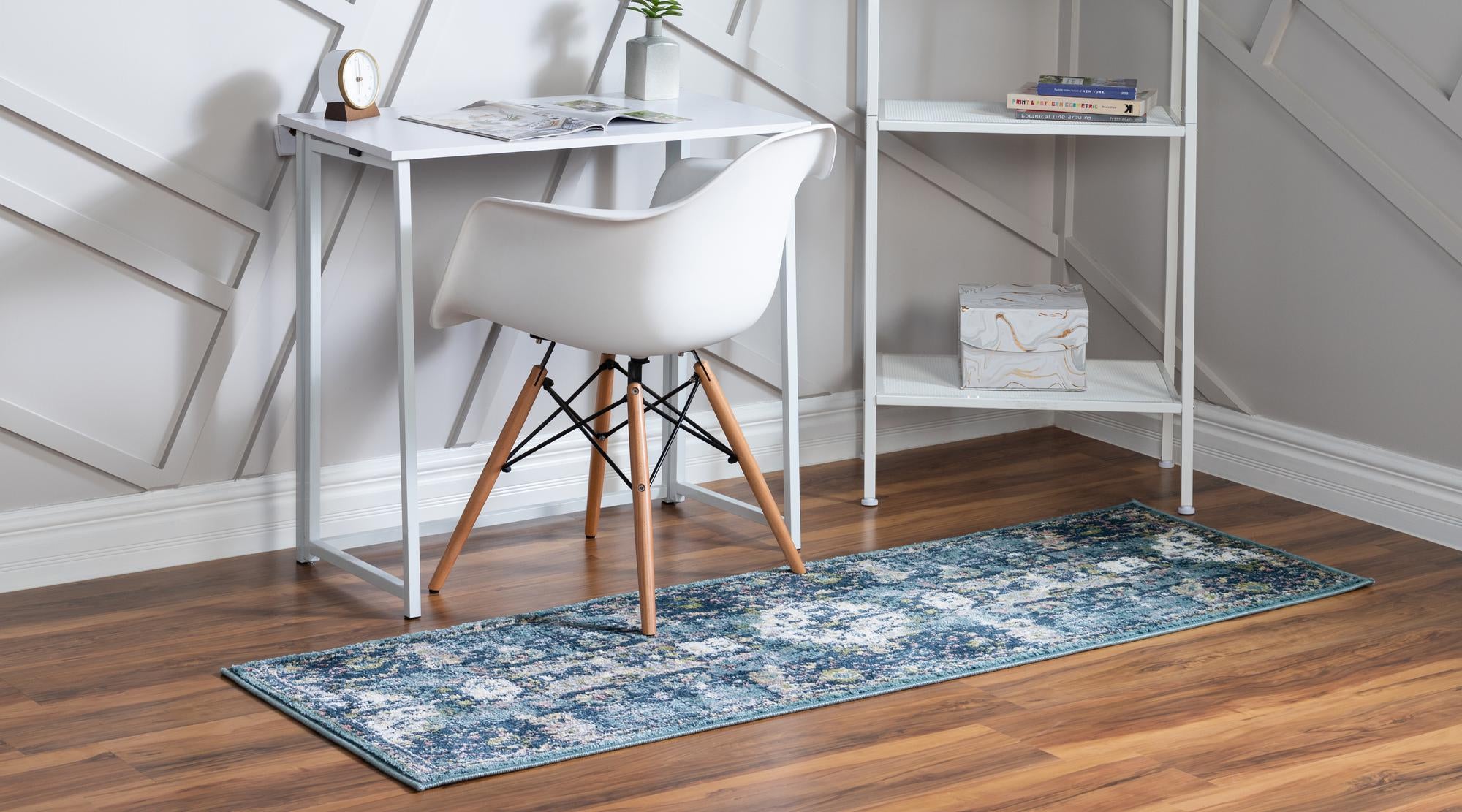 Navy Blue 2' x 6' Charleston Runner Rug | Rugs.com