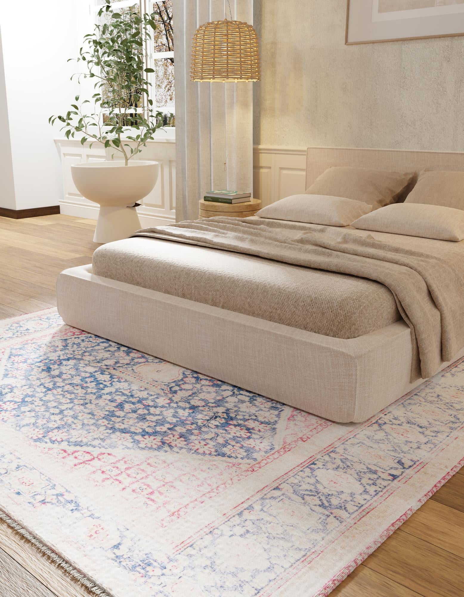 Navy Blue 7' 9 x 7' 9 Boutique Square Rug | Rugs.com