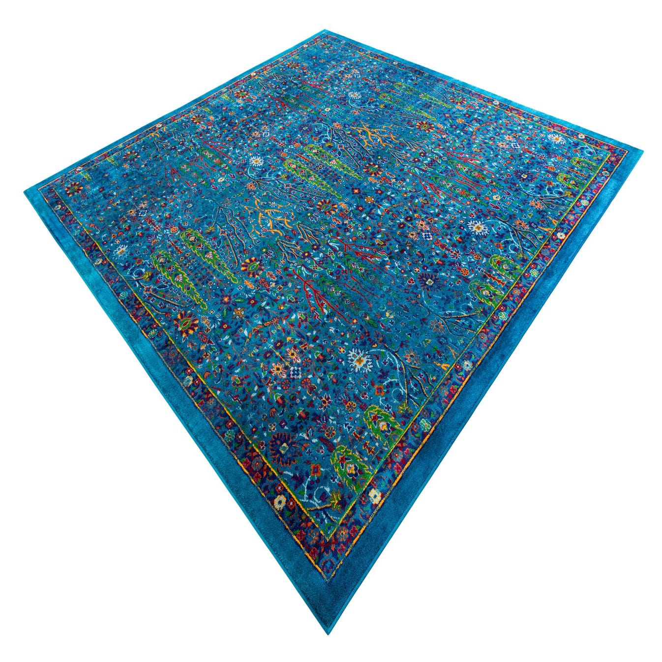 Navy Blue 10' x 10' Calypso Square Rug | Rugs.com