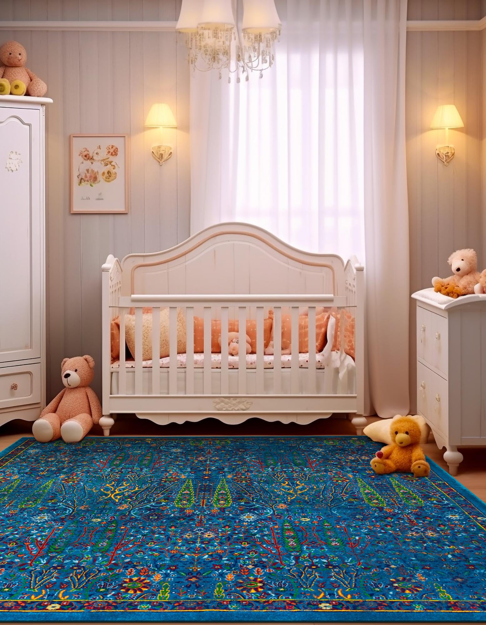 Navy Blue 10' x 10' Calypso Square Rug | Rugs.com