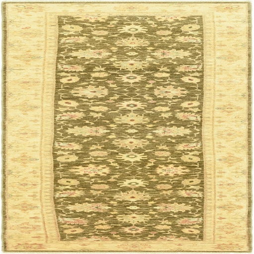 Olive 2' 5 x 10' 1 Hand Knotted Peshawar Ziegler Runner Rug | Rugs.com