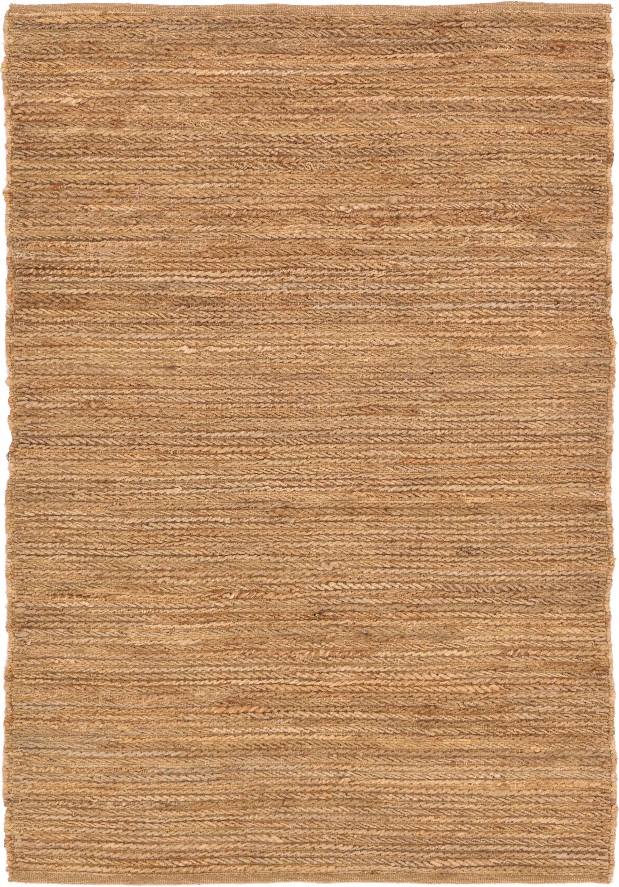 Natural 7' 1 x 7' 1 Hand Braided Jute Round Rug | Rugs.com
