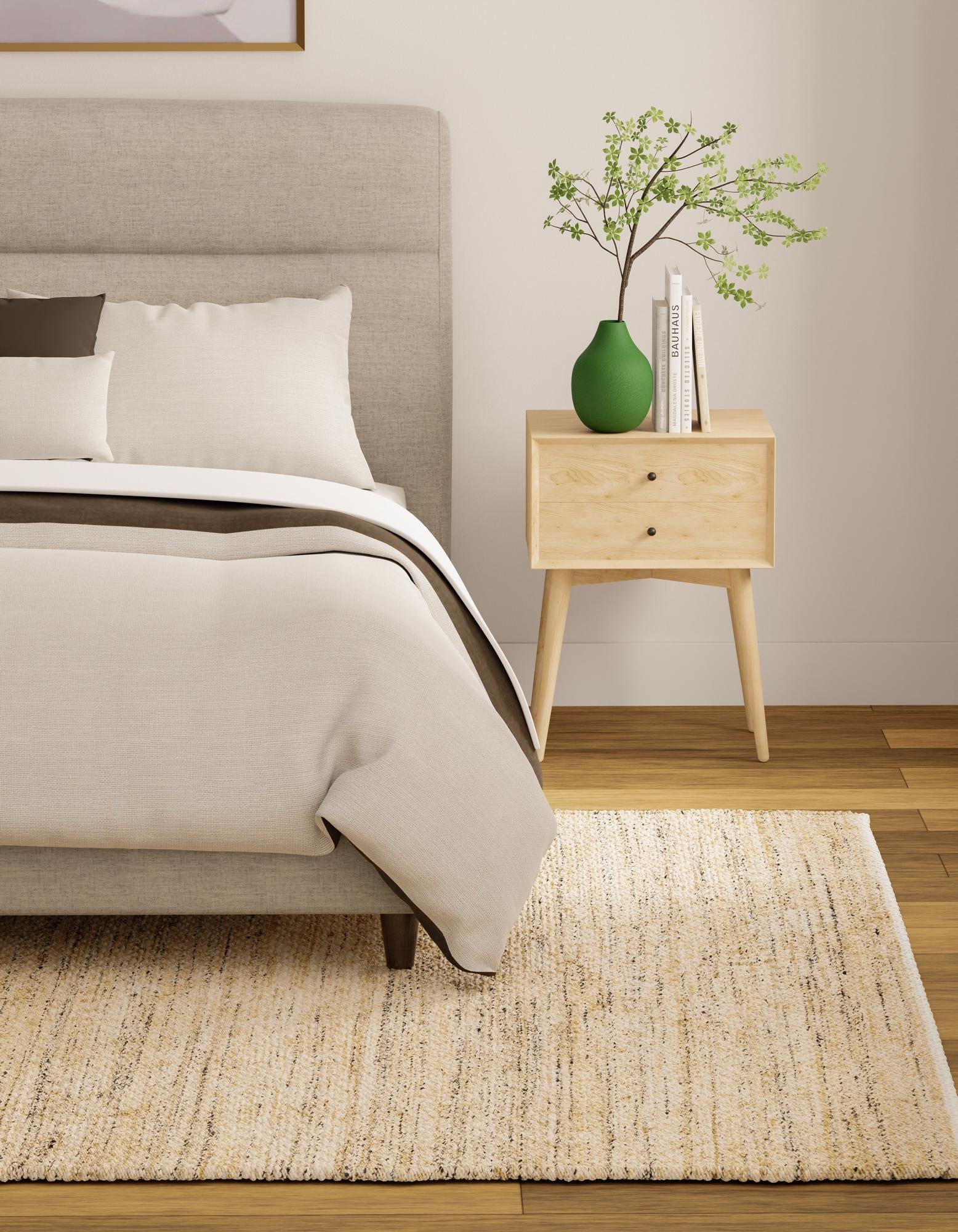 Palomino Ivory 7' 10 x 10' Hand Woven Palm Beach Jute Rug | Rugs.com