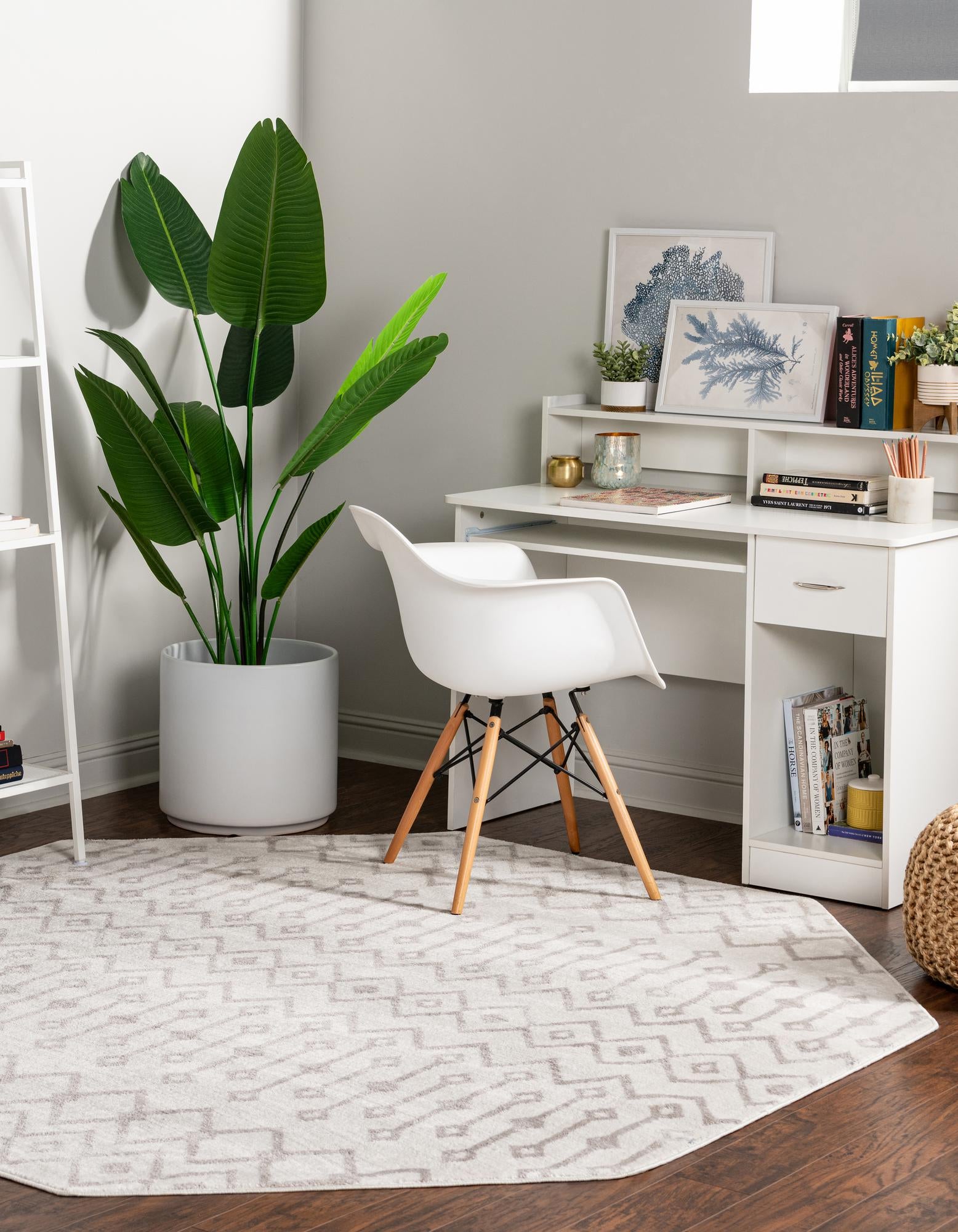 Pearl 7' x 7' Bohemian Trellis Octagon Rug | Rugs.com