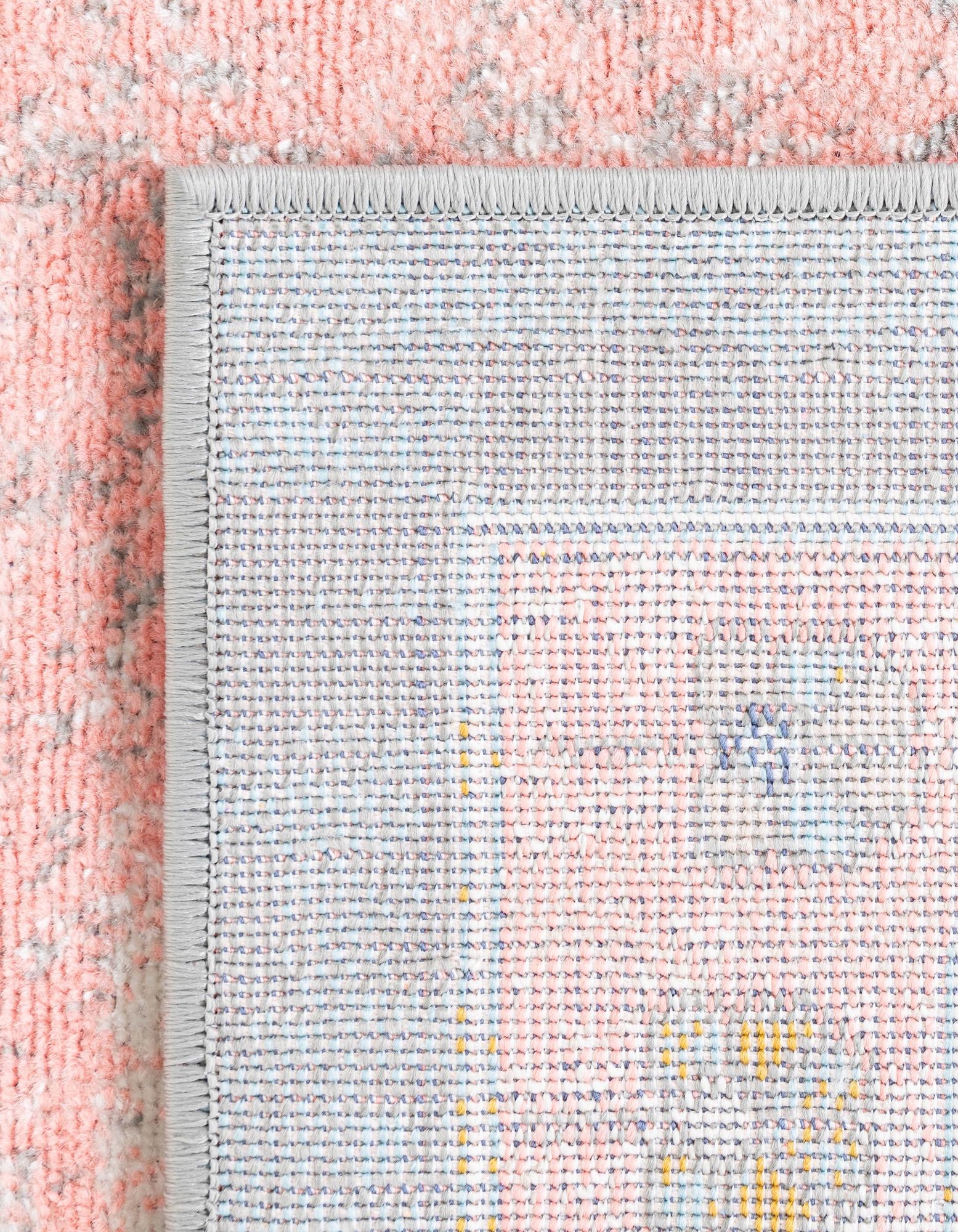 Pink 5' 3 x 5' 3 Whitney Octagon Rug | Rugs.com