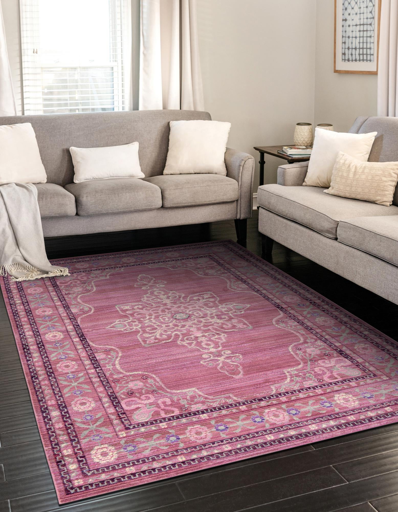 Pink 7' x 10' Alexis Rug | Rugs.com