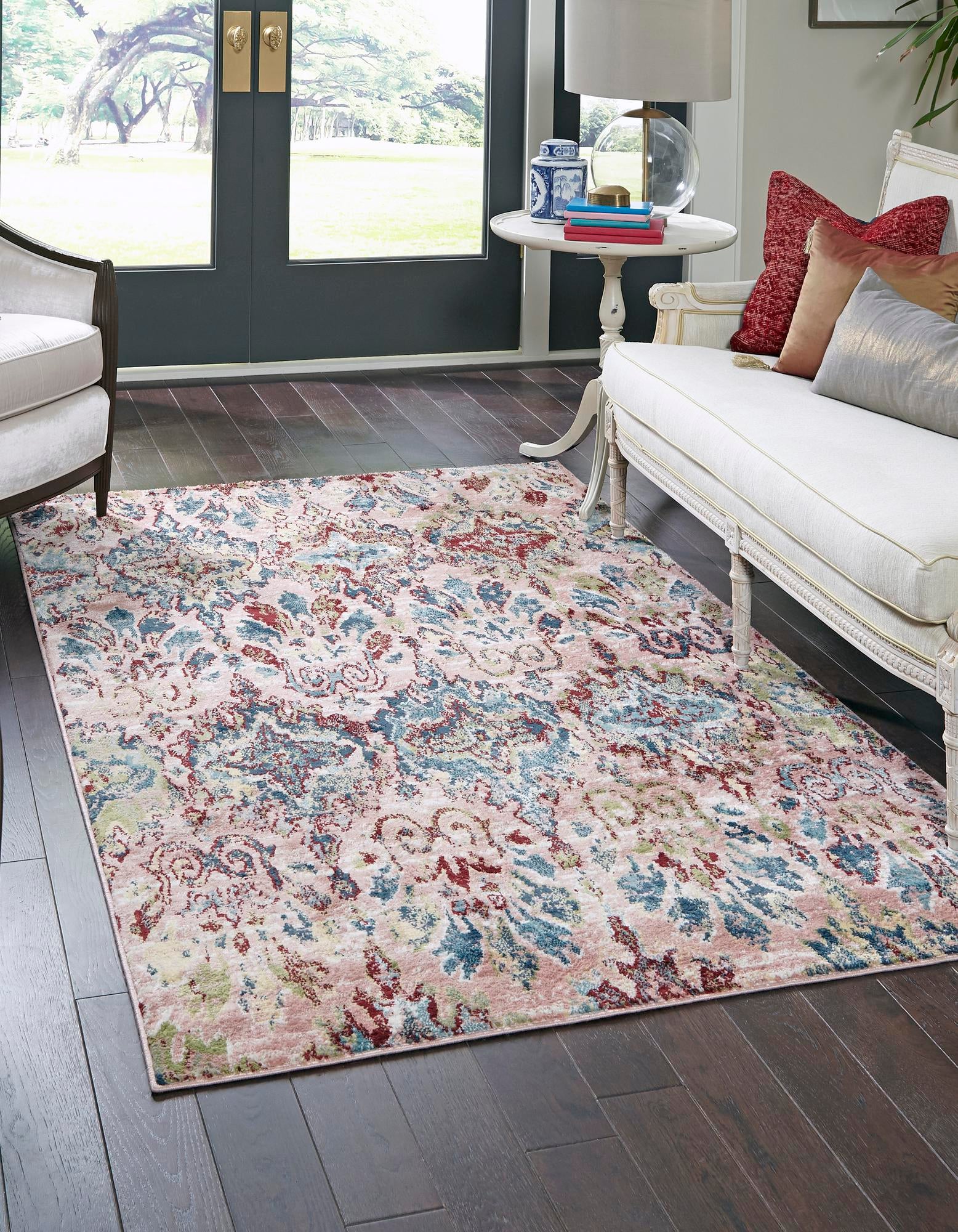 Pink 9' x 12' Charleston Rug | Rugs.com