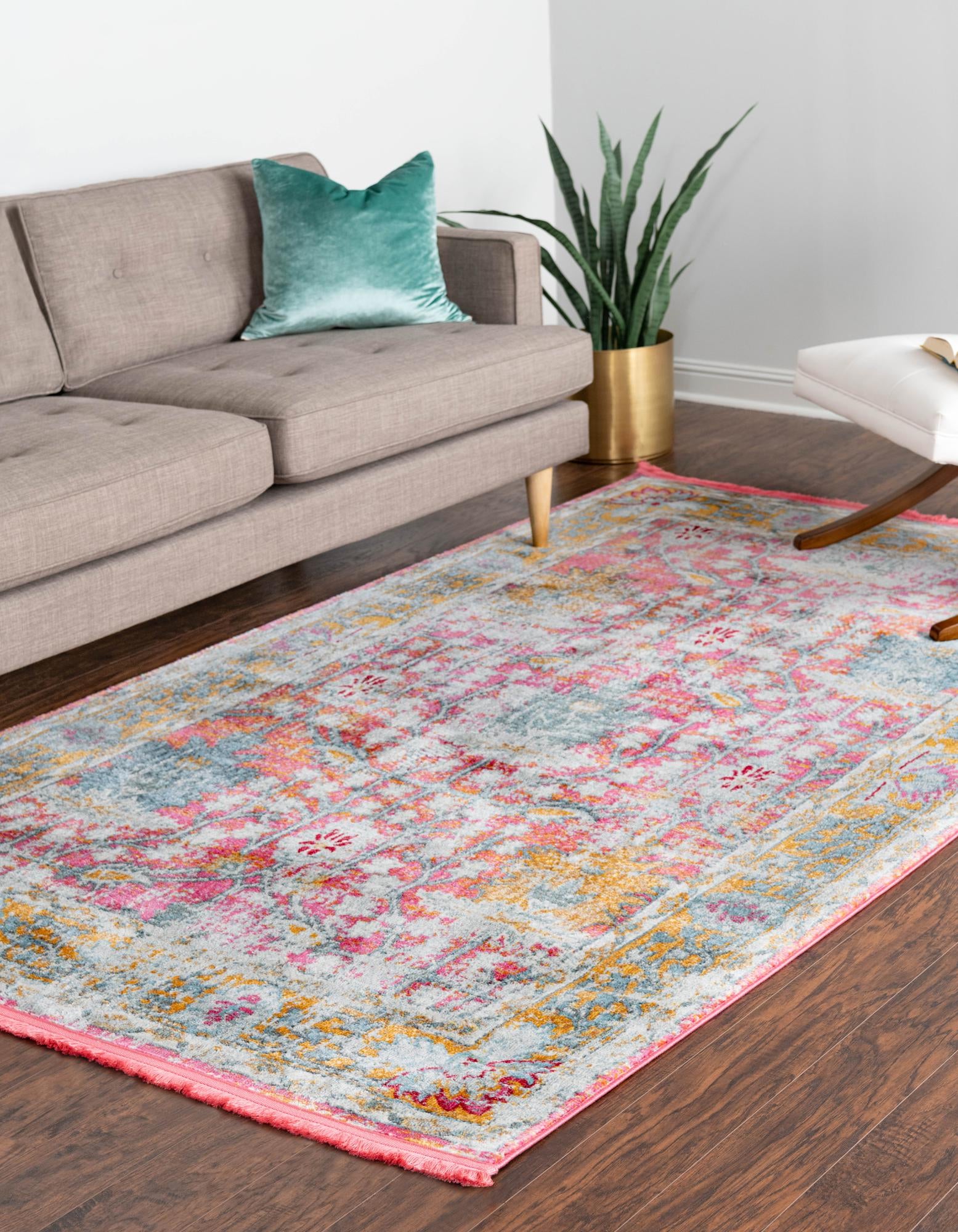 Pink 5' 5 x 8' Paragon Rug | Rugs.com