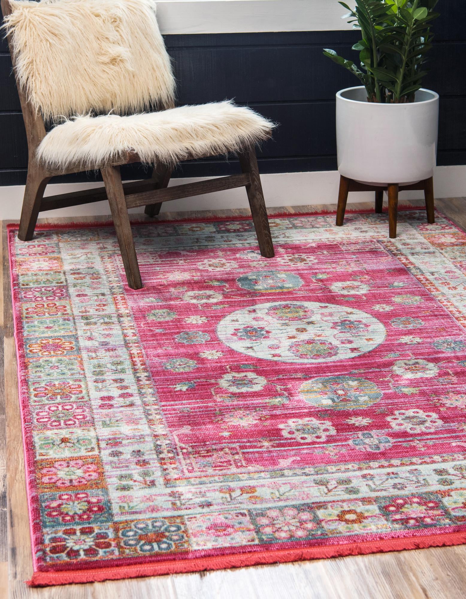 Pink 8' 4 x 10' Santiago Rug | Rugs.com