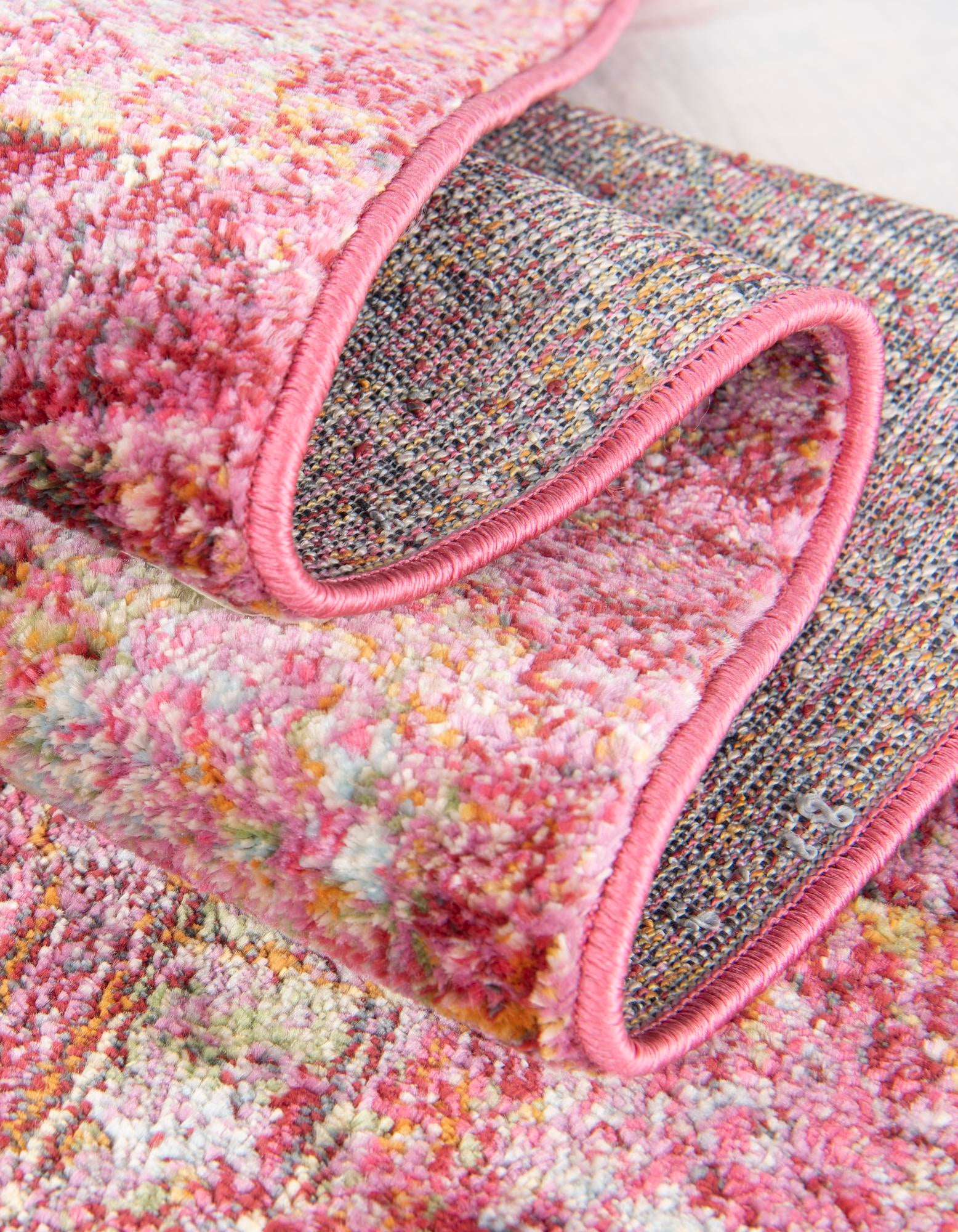Pink 5' 5 x 8' Santiago Rug | Rugs.com