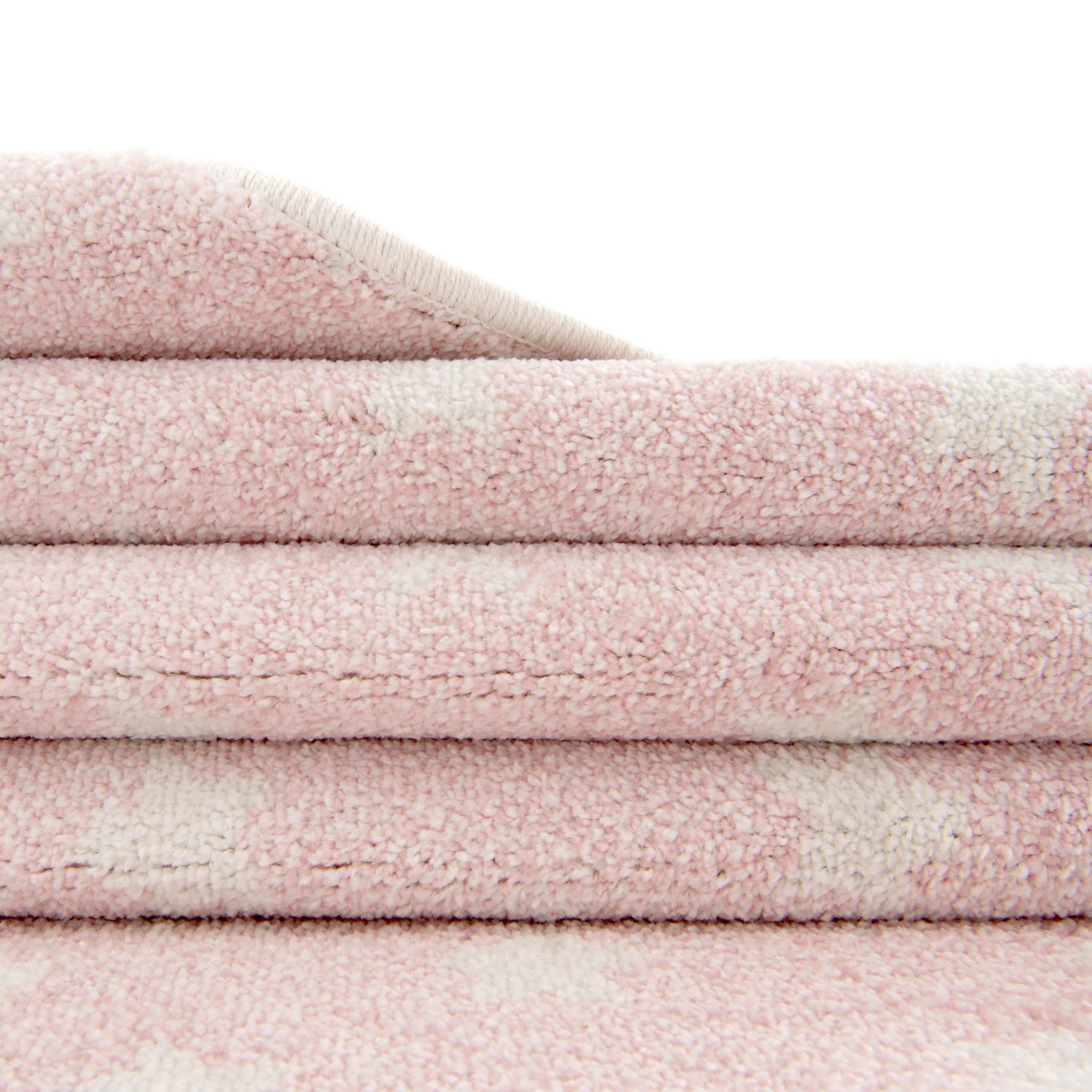 Pink 4' x 6' Stars Whimsy Kids Rug | Rugs.com