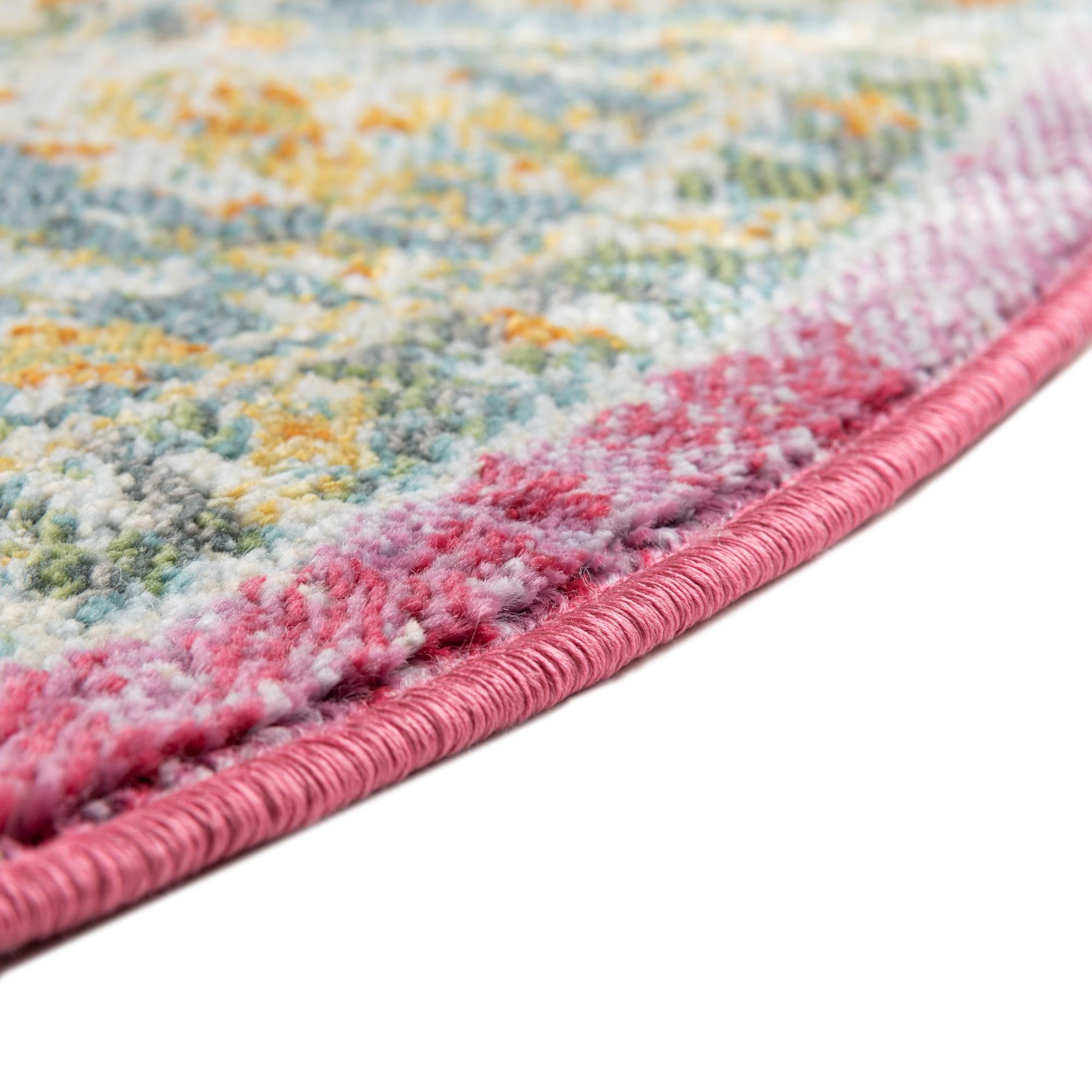 Pink 5' 5 x 5' 5 Paragon Round Rug | Rugs.com