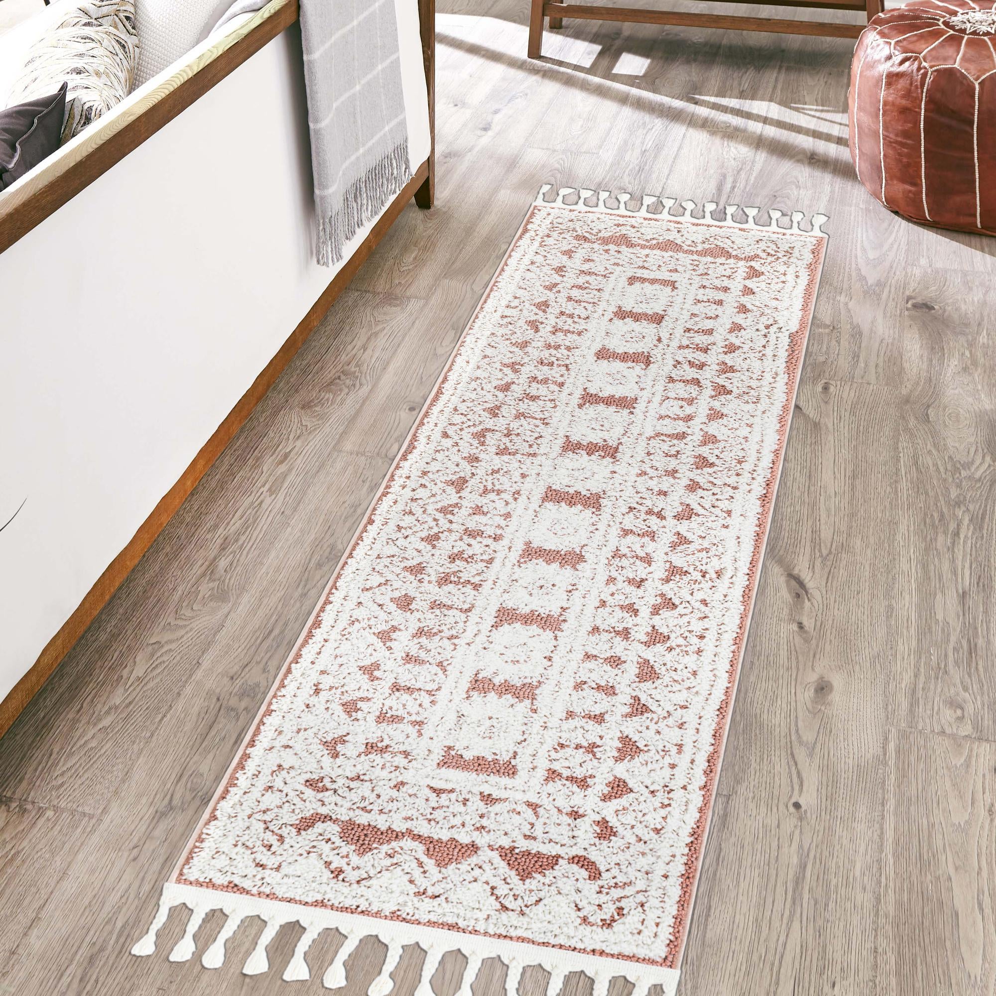 Pink 2' x 4' Boho Runner Rug | Rugs.com