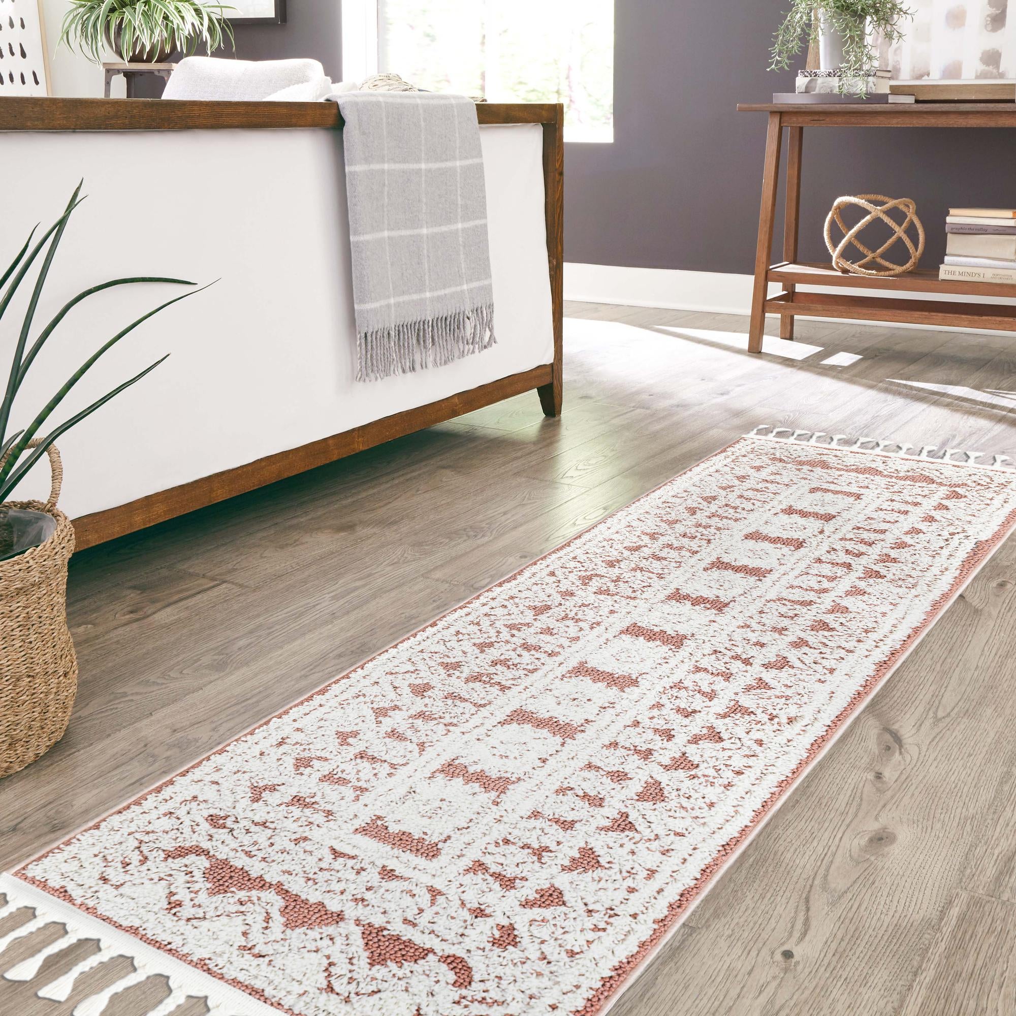 Pink 2' x 8' Boho Runner Rug | Rugs.com