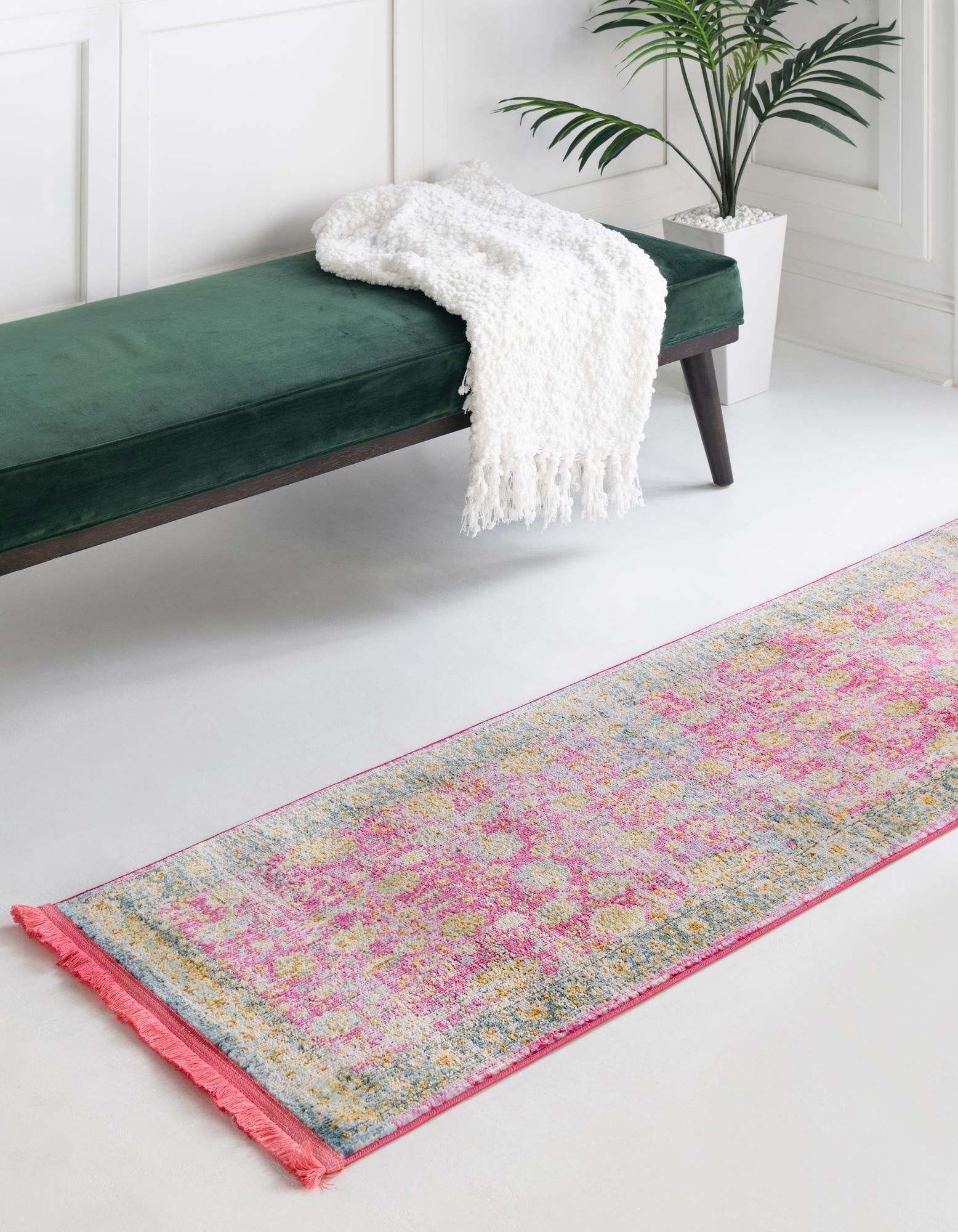 Pink 2' 2 x 6' Paragon Runner Rug | Rugs.com