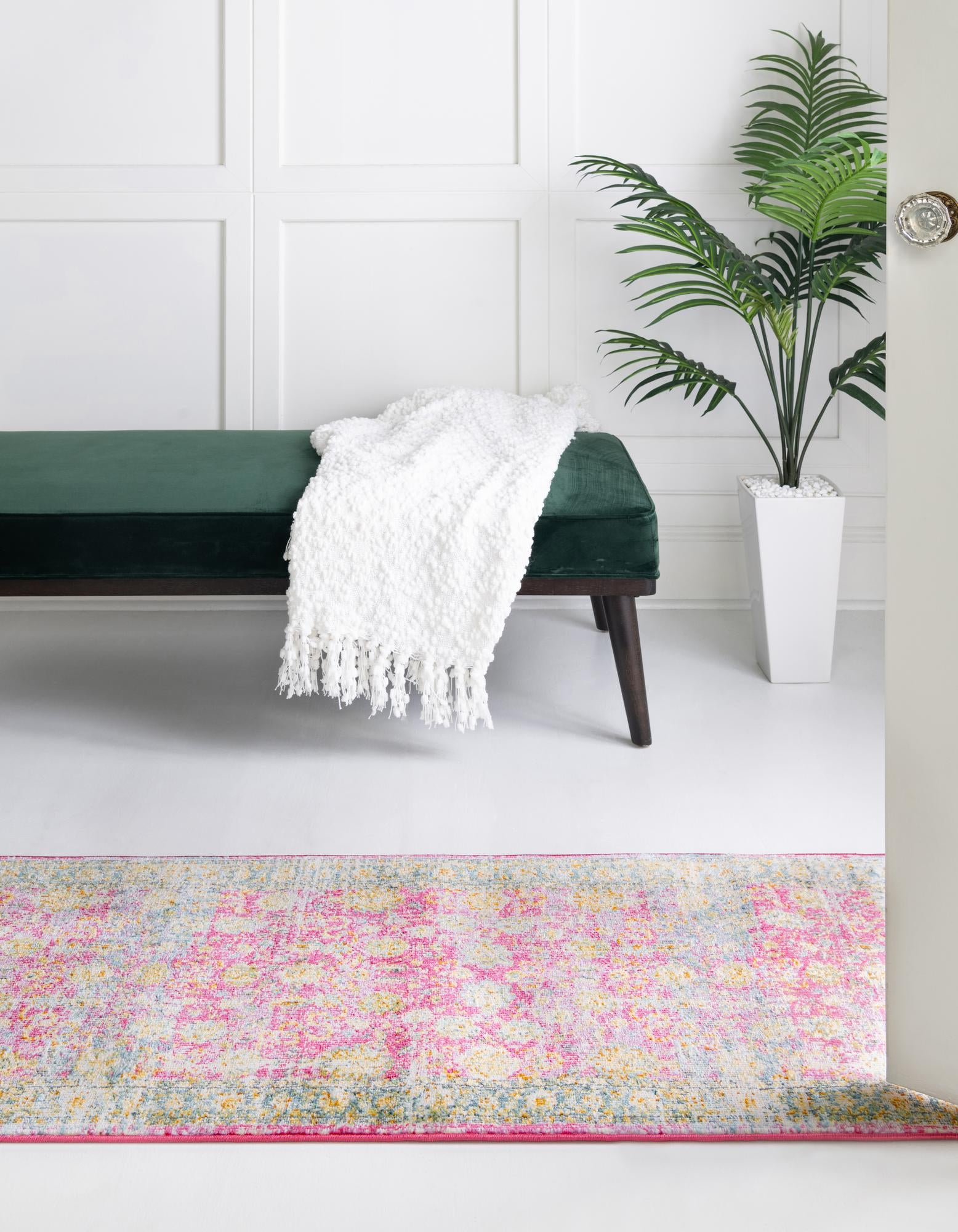 Pink 2' 2 x 6' Paragon Runner Rug | Rugs.com